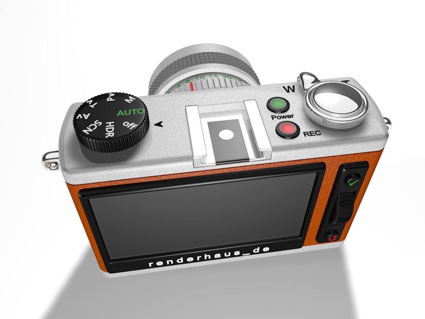 3d retro camera model