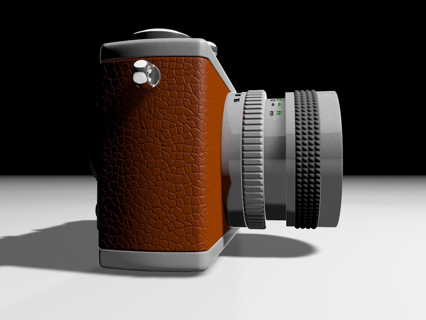 3d retro camera model