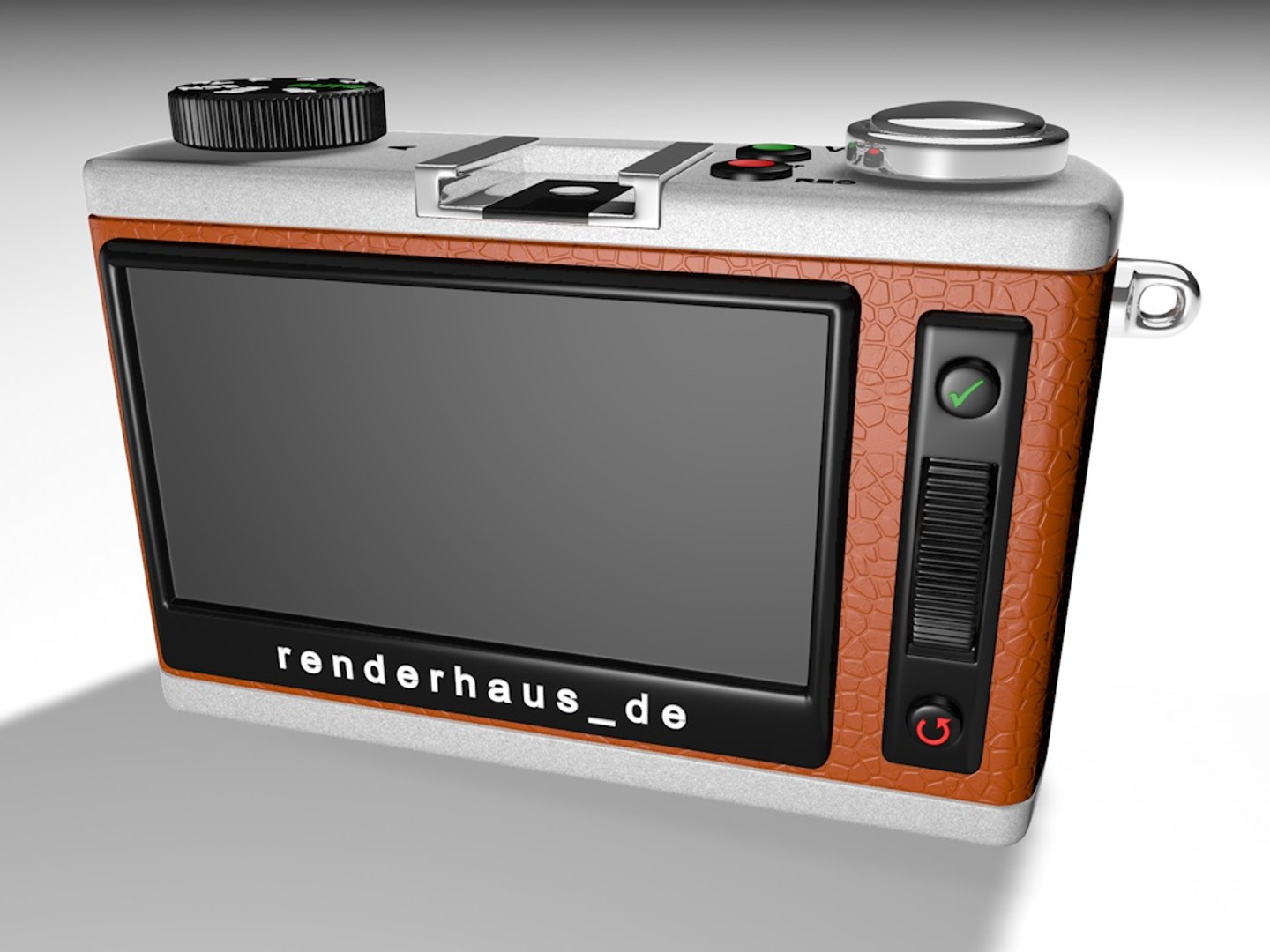 3d retro camera model