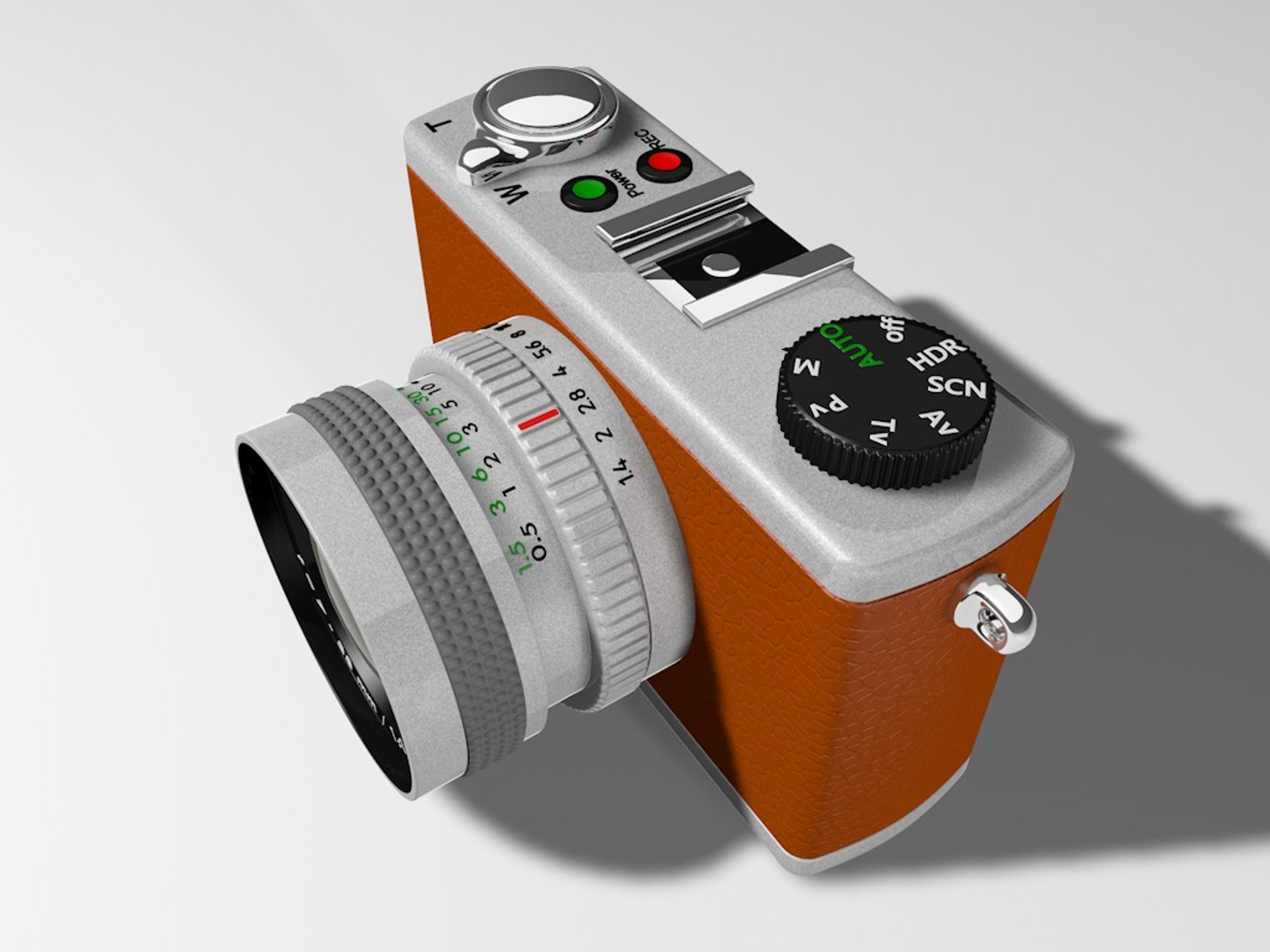 3d retro camera model