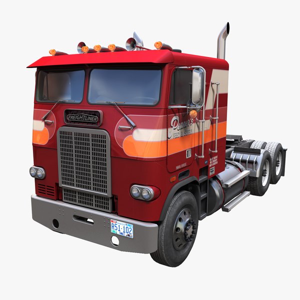 Freightliner FLT 1980 PBR 3D model - TurboSquid 1997316