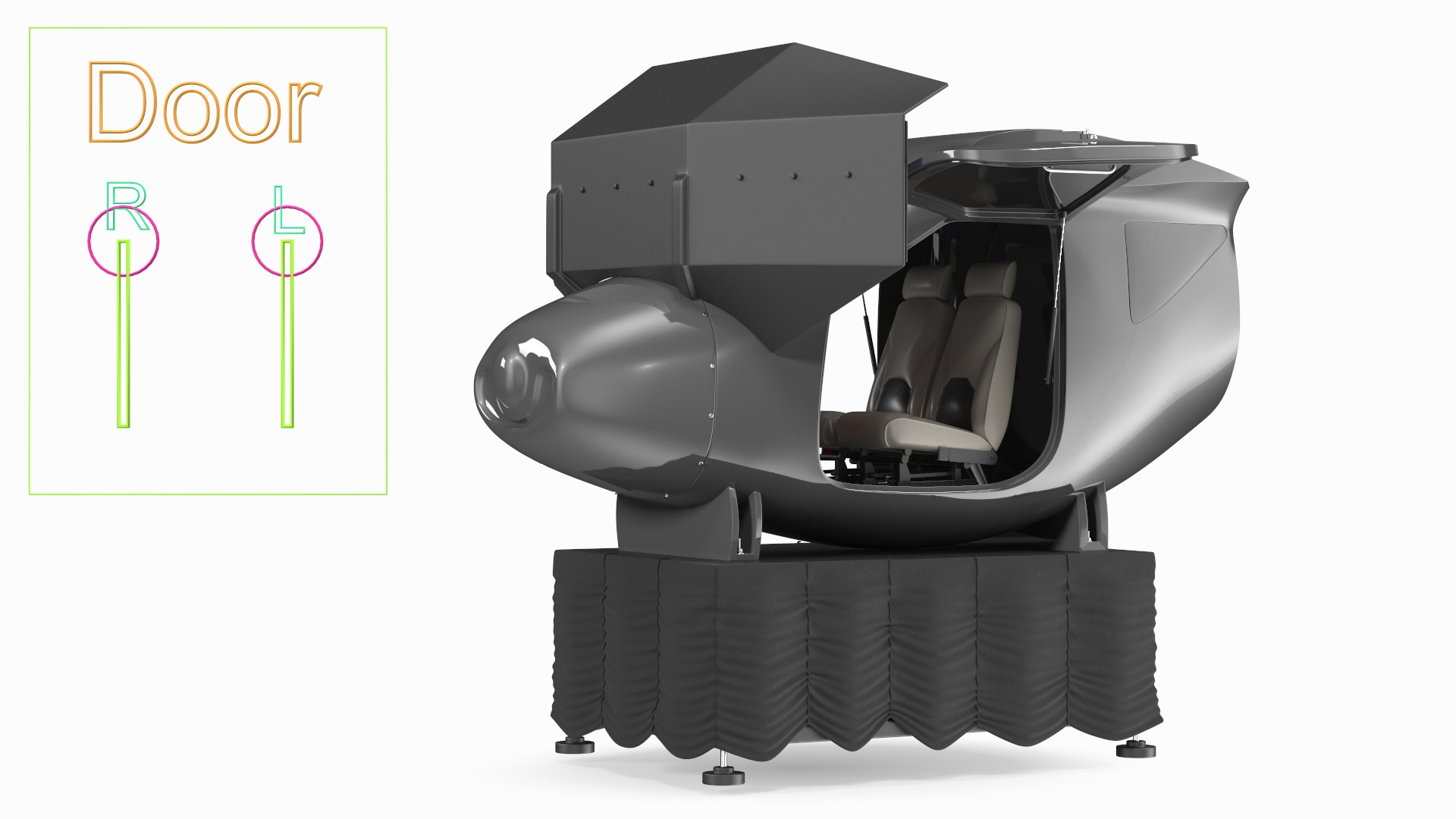 3D Flight Simulator Rigged - TurboSquid 2170159