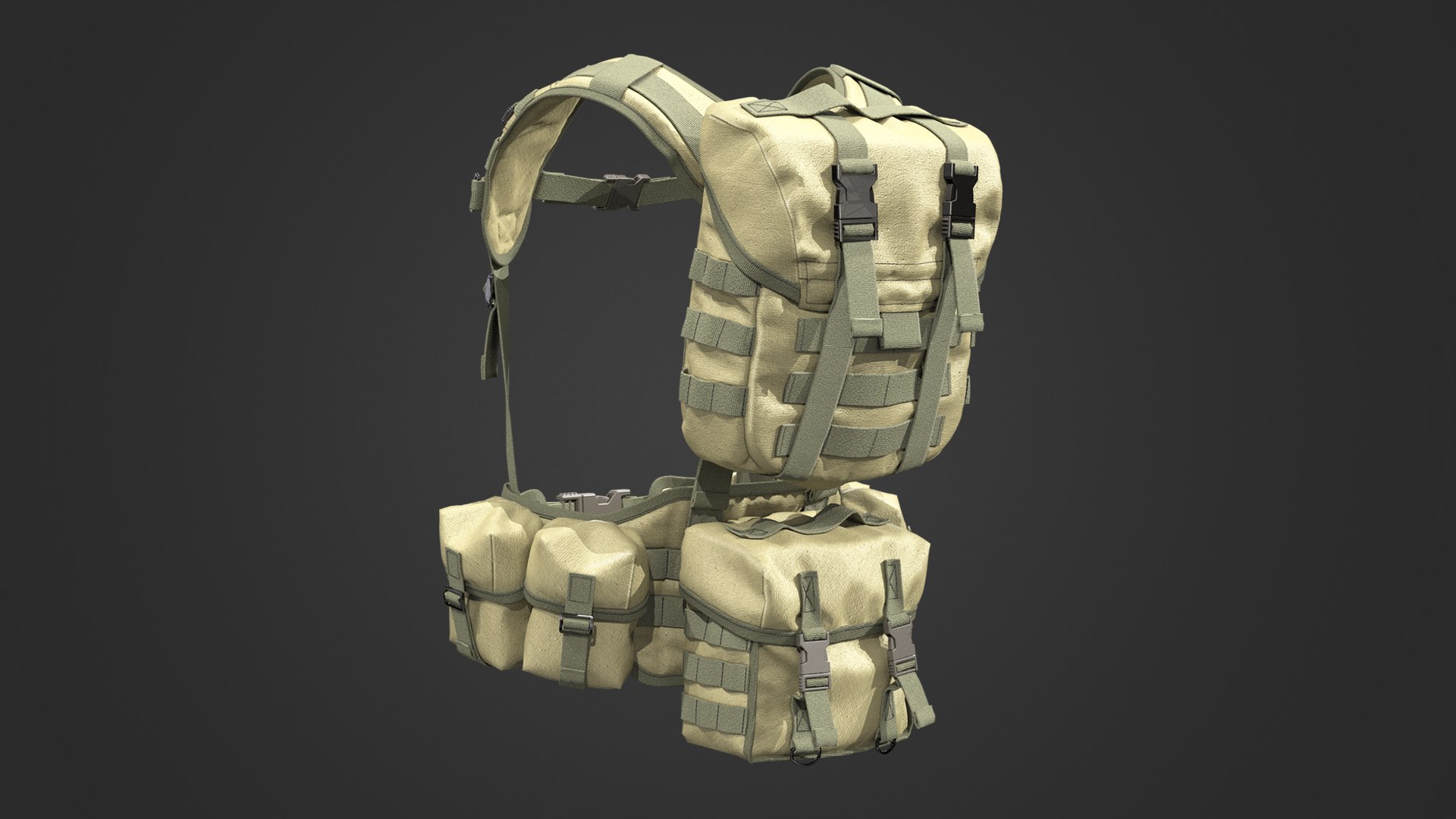 3D Model Tactical Equipment - TurboSquid 2199421