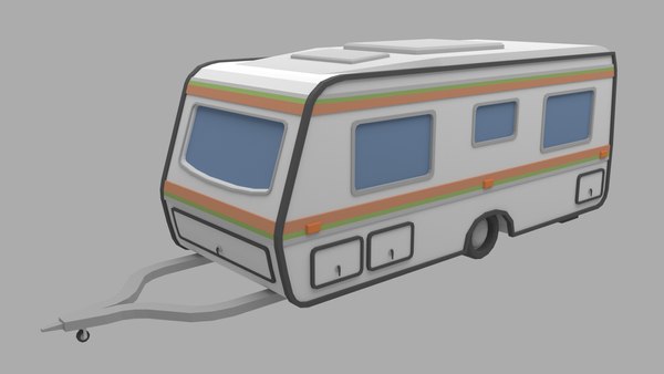 3D Caravan model - TurboSquid 2039903