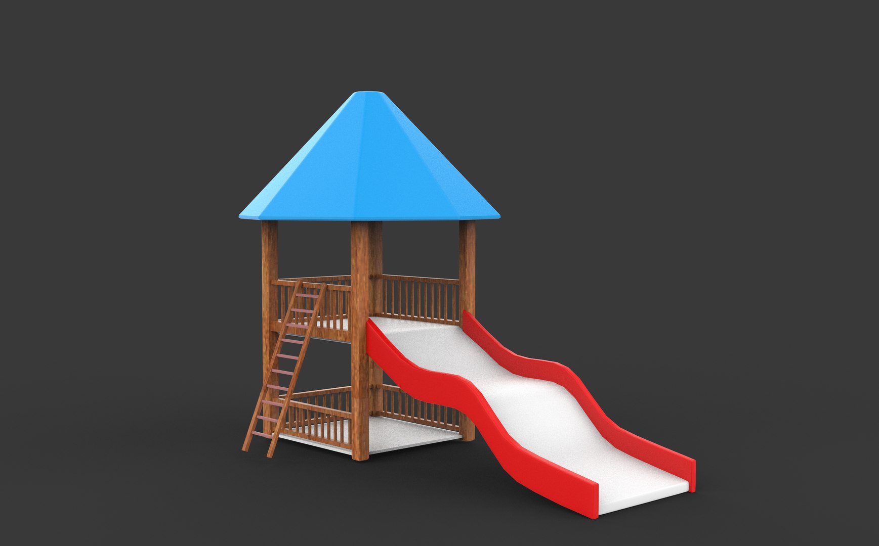 Playground Slide 3D Model 3D Model - TurboSquid 2344225