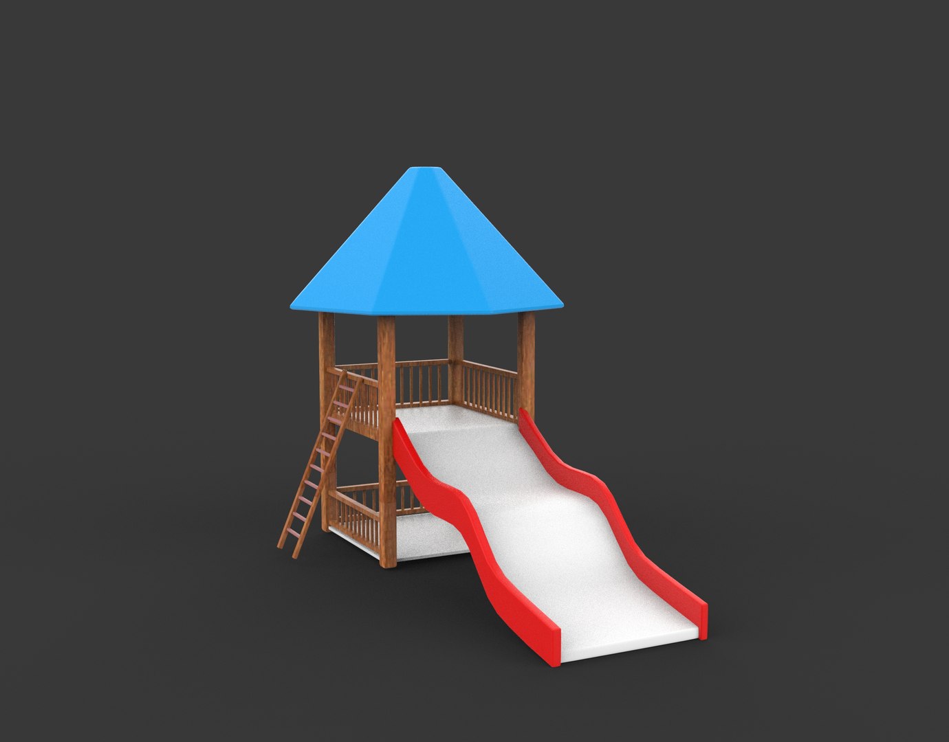 Playground Slide 3D Model 3D Model - TurboSquid 2344225