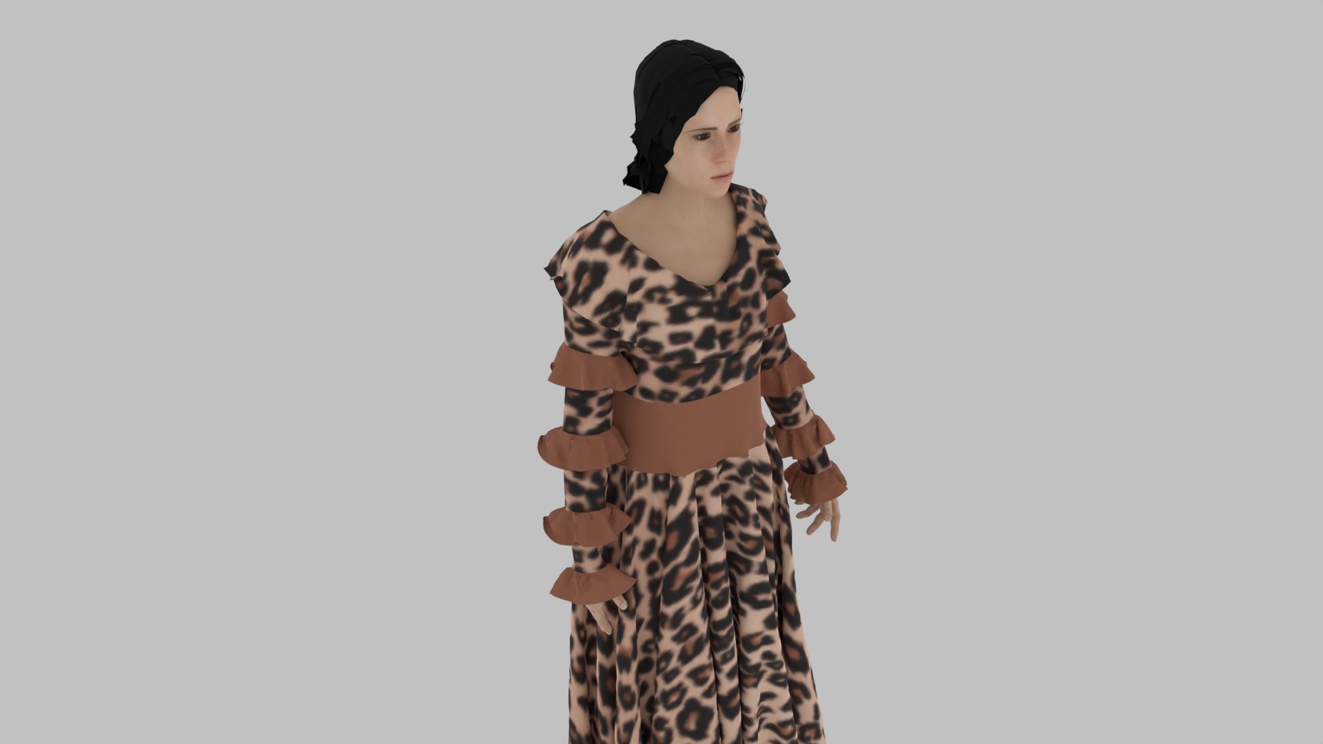 Woman Character 3d Model Turbosquid 2011087