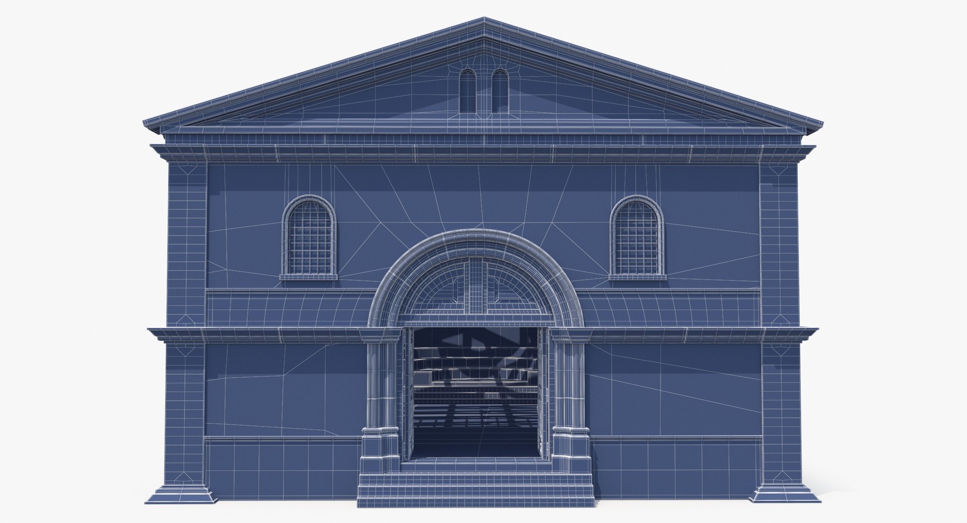 3D Roman Civic Basilica Under Construction model - TurboSquid 2163710