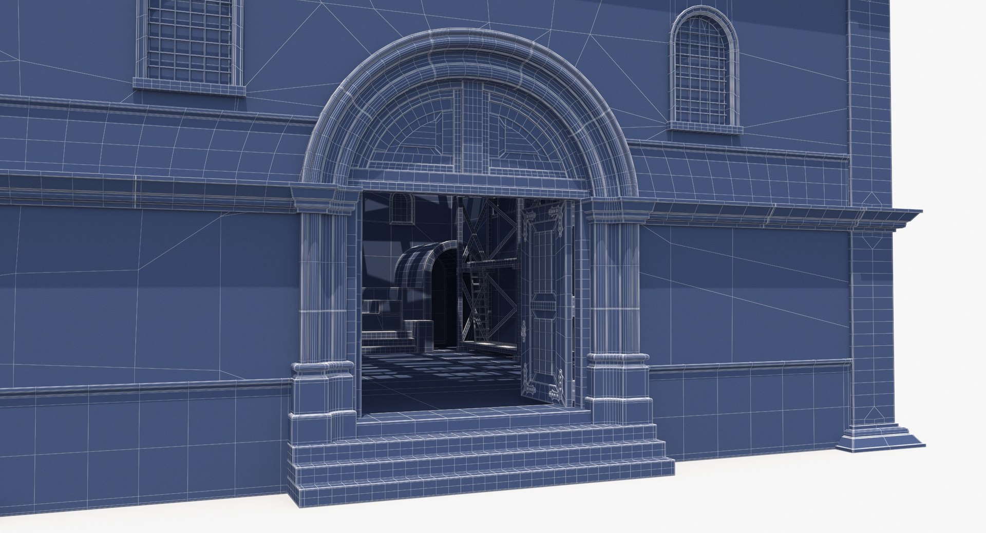 3D Roman Civic Basilica Under Construction model - TurboSquid 2163710