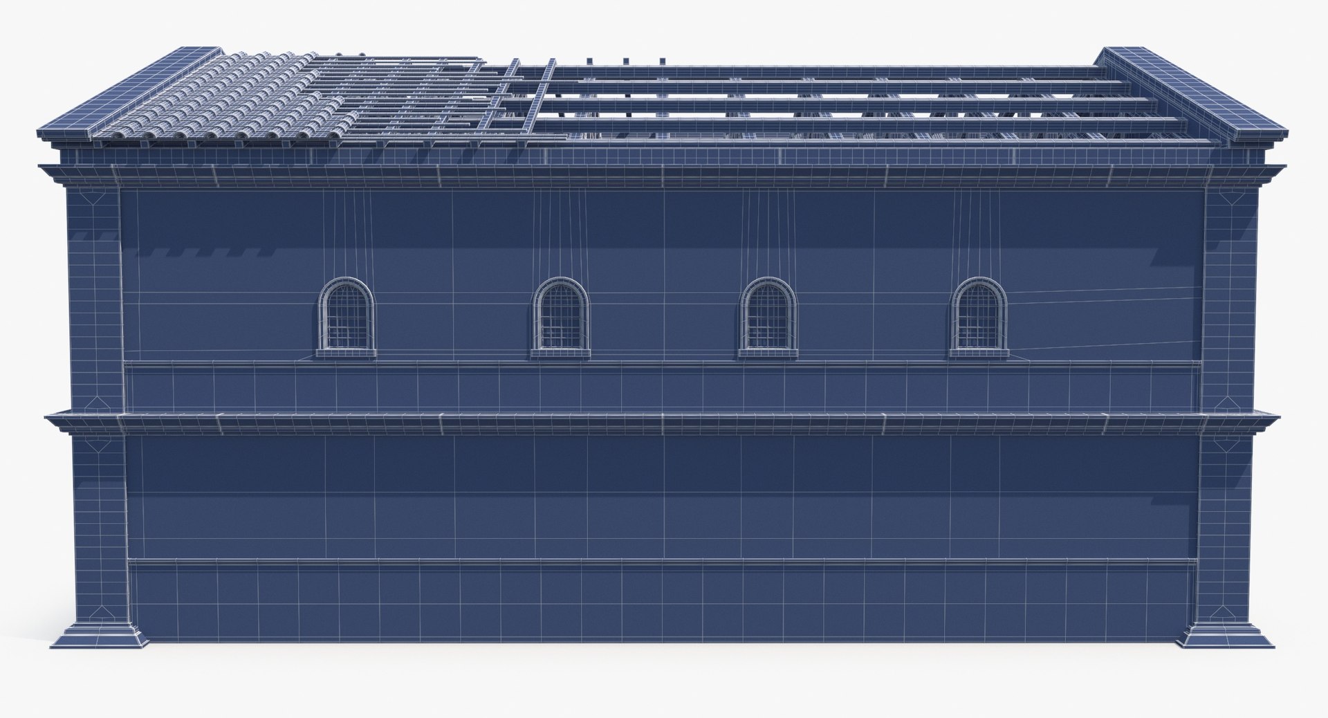 3D Roman Civic Basilica Under Construction model - TurboSquid 2163710