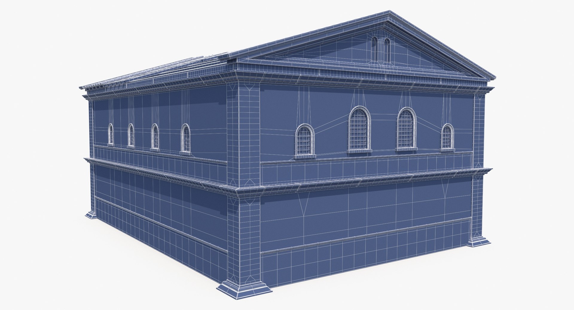3D Roman Civic Basilica Under Construction model - TurboSquid 2163710