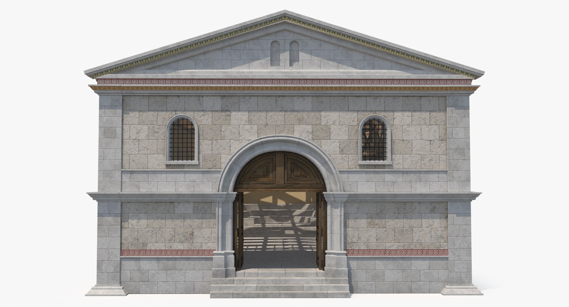 3D Roman Civic Basilica Under Construction model - TurboSquid 2163710