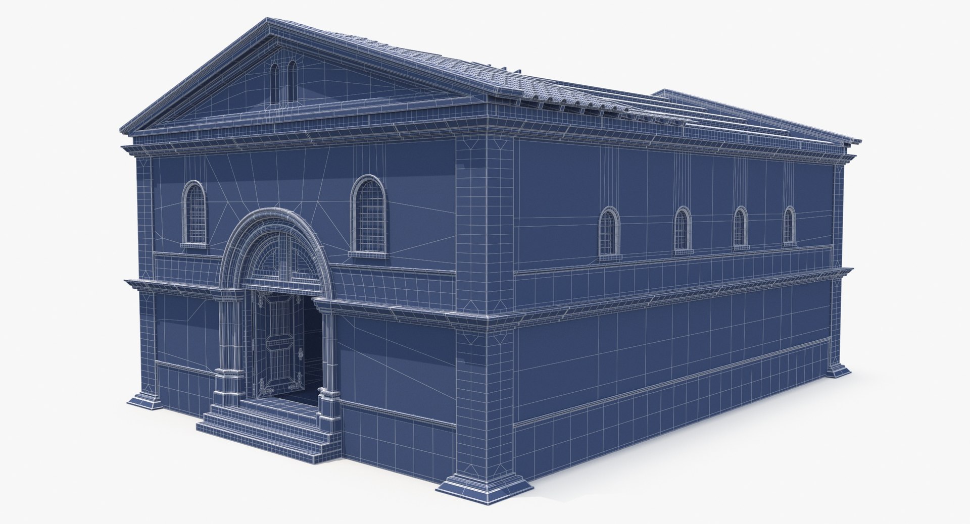 3D Roman Civic Basilica Under Construction model - TurboSquid 2163710