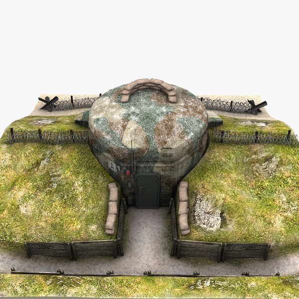 bunker scene 3d model