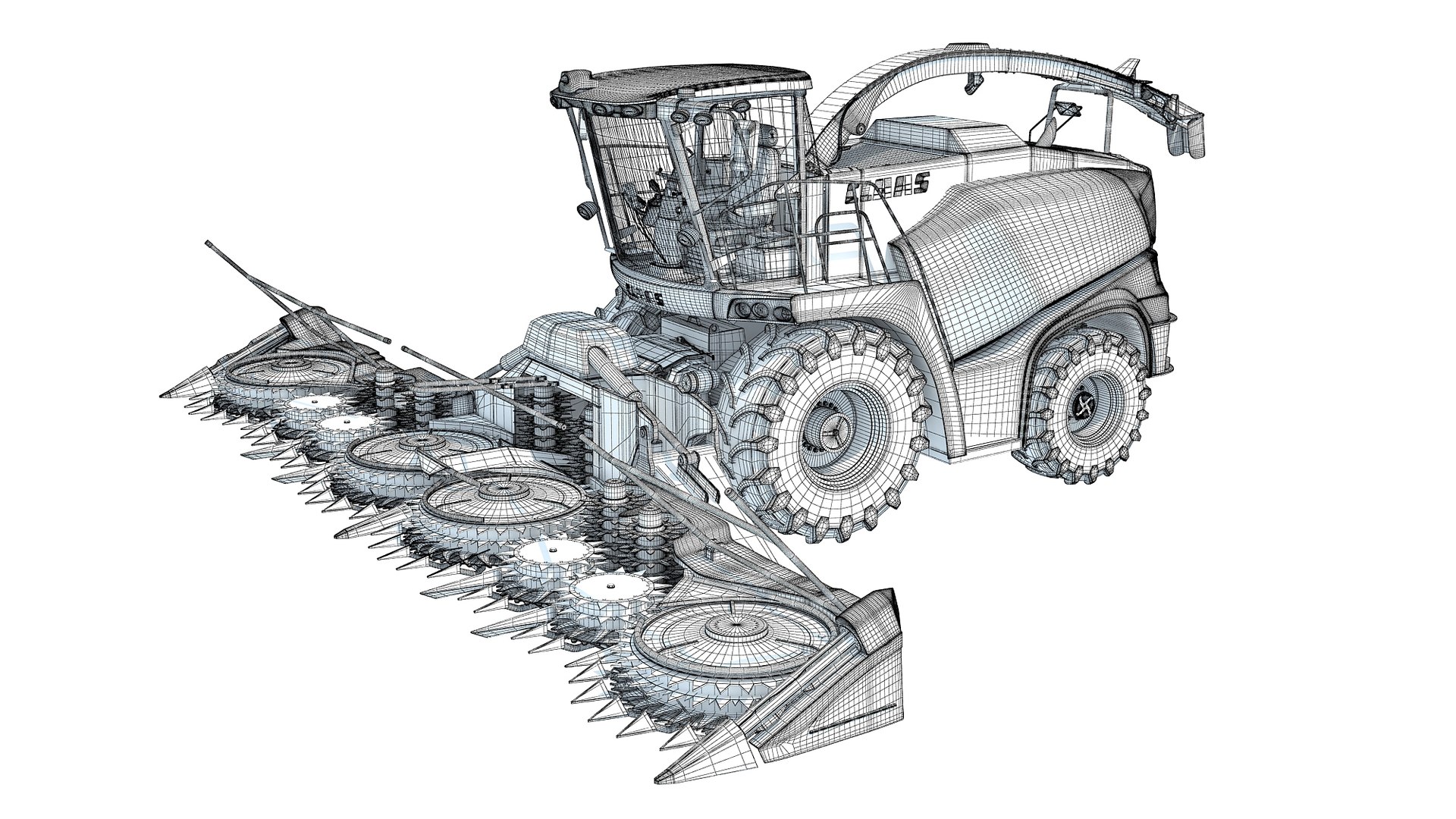 Forage Harvester Claas Jaguar model - TurboSquid 1731604