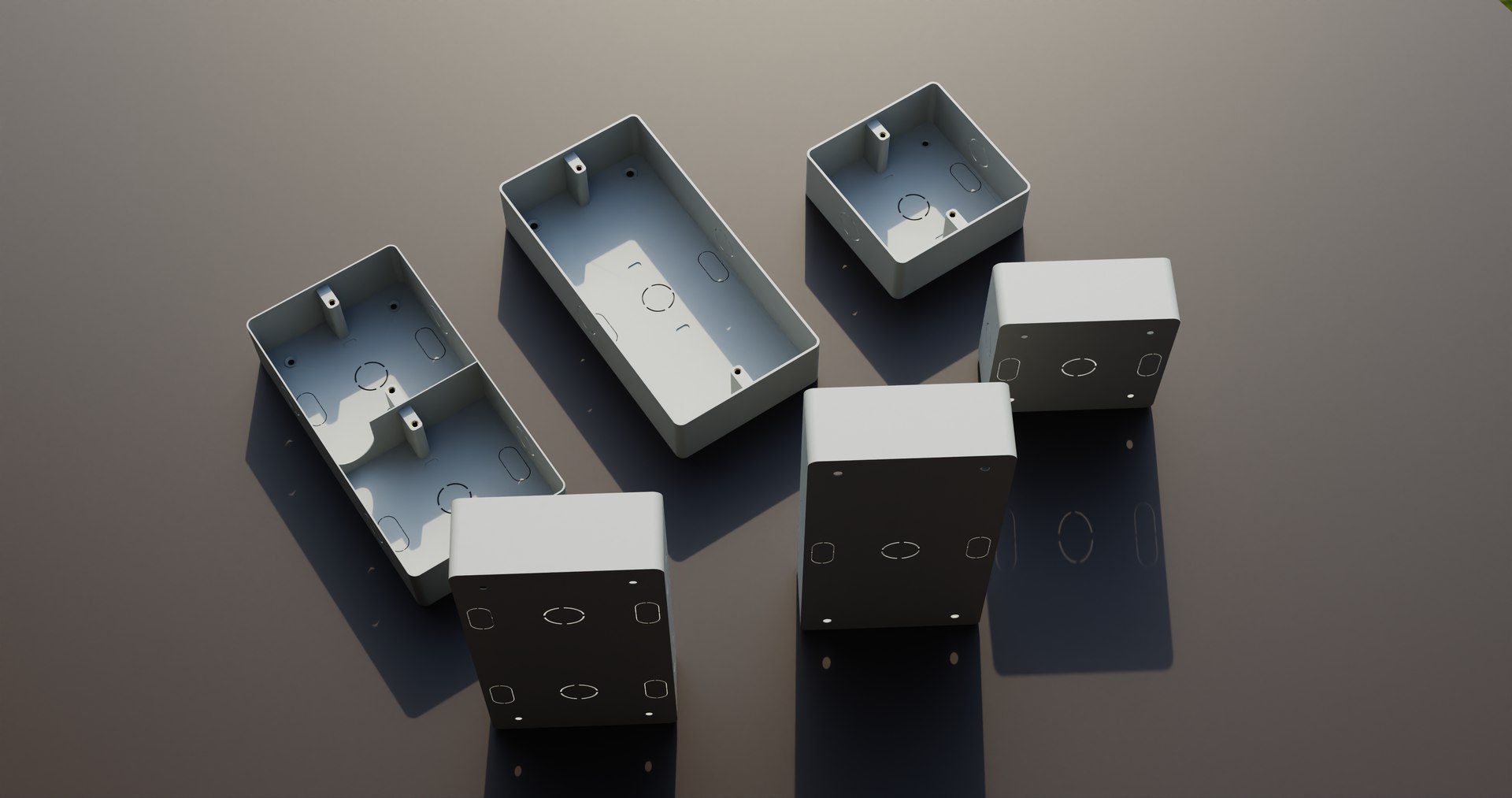 3D Electric Switch MK Plastic Box - TurboSquid 1910933