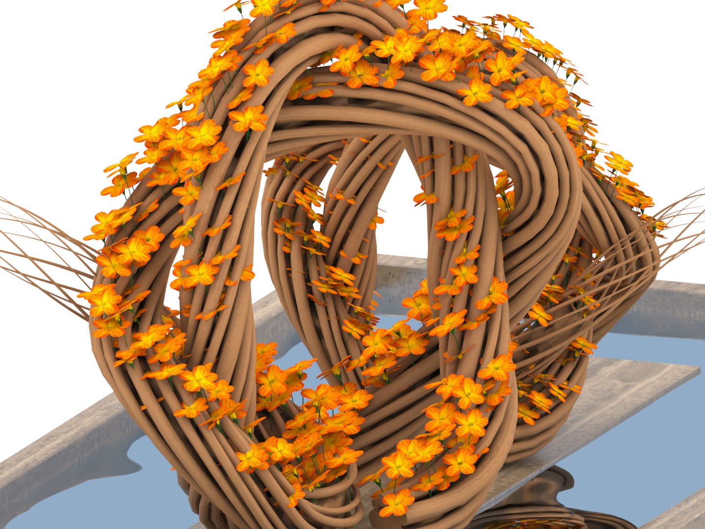 Sculpture Wreath 3D Model - TurboSquid 1280803