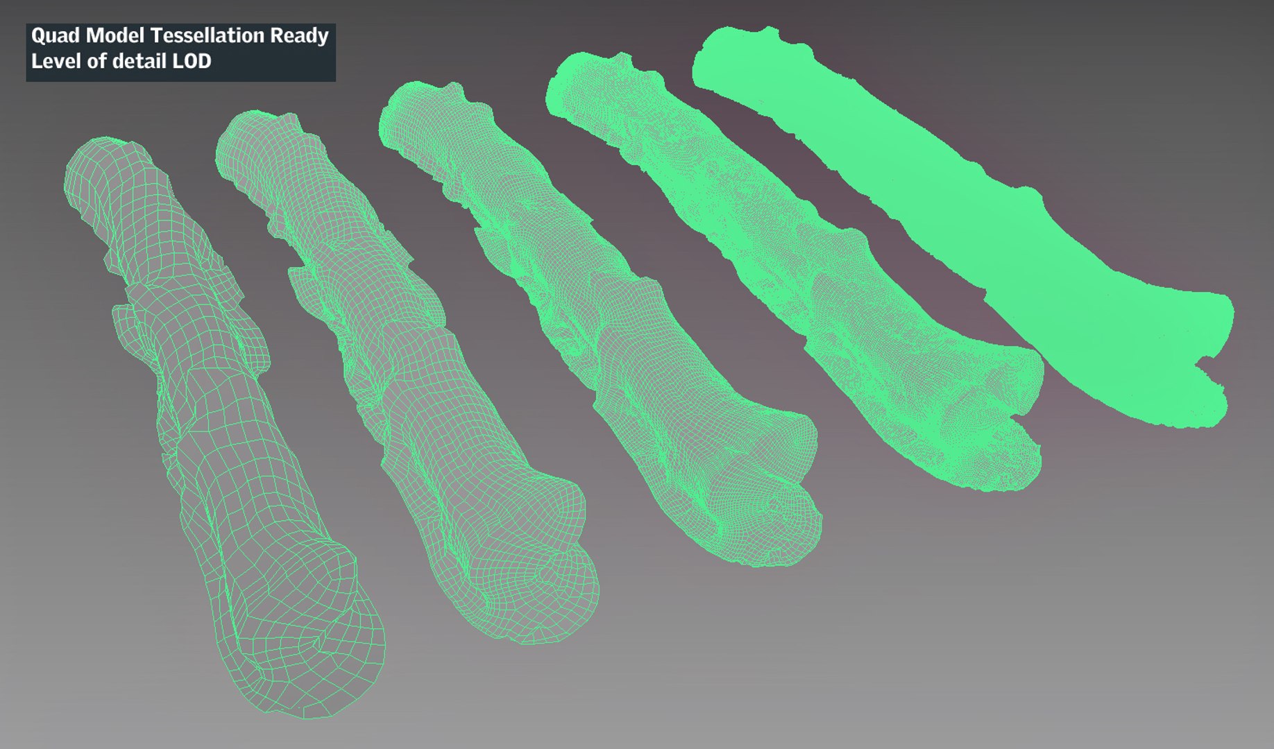 3d model big logs 16k