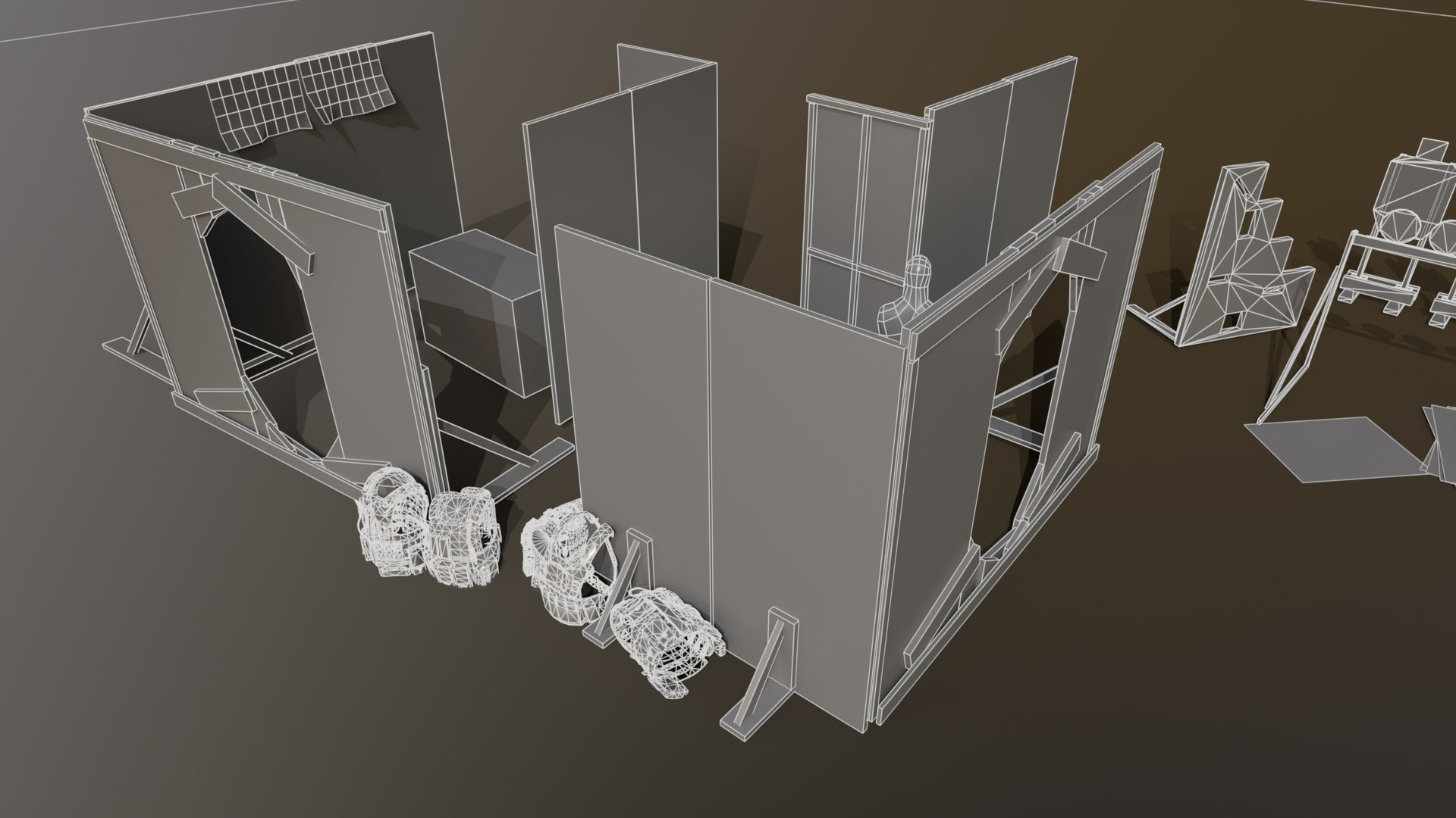 Kill House Training Circuit 3D Model - TurboSquid 2196733