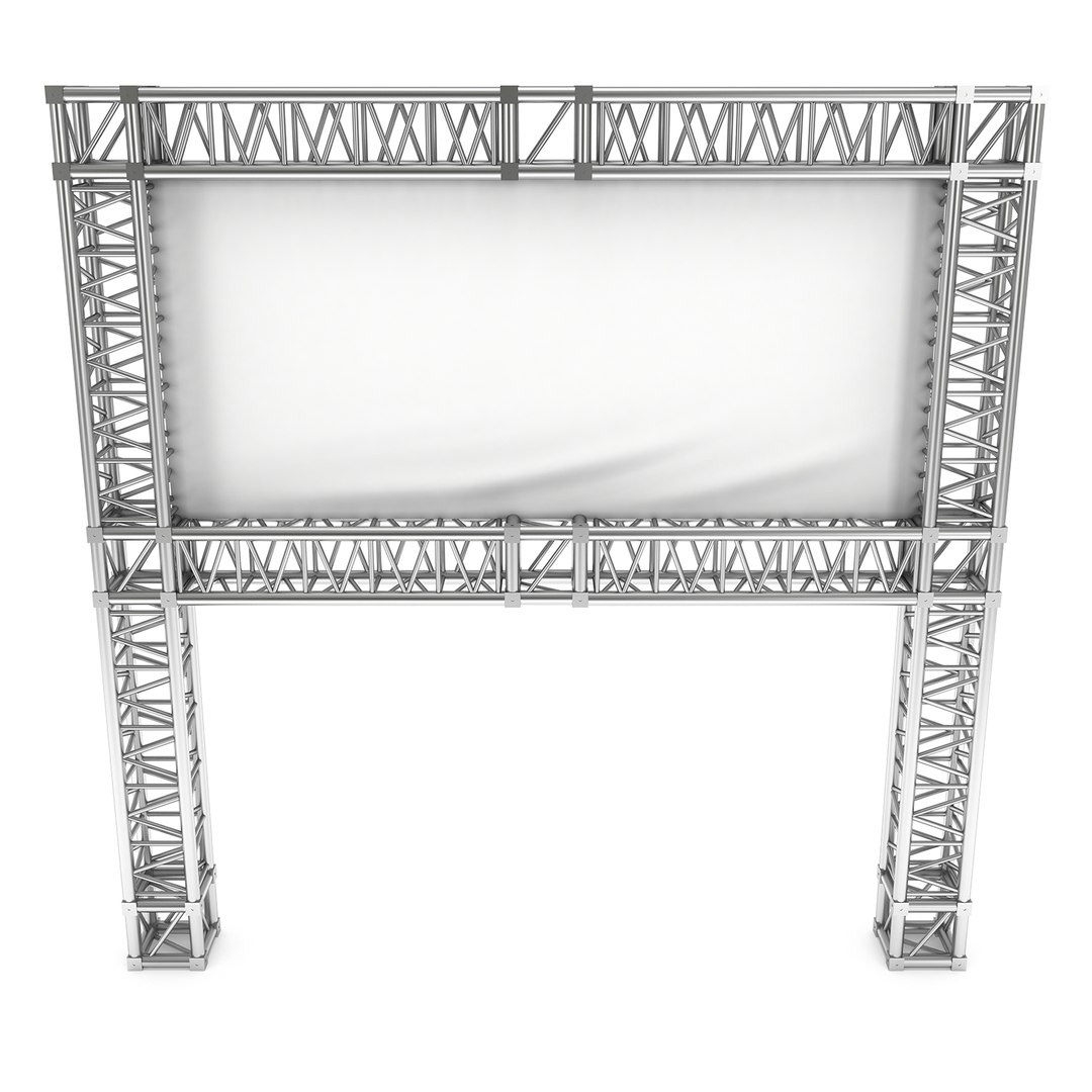 Steel Truss Girder Element 3D Model - TurboSquid 1369731