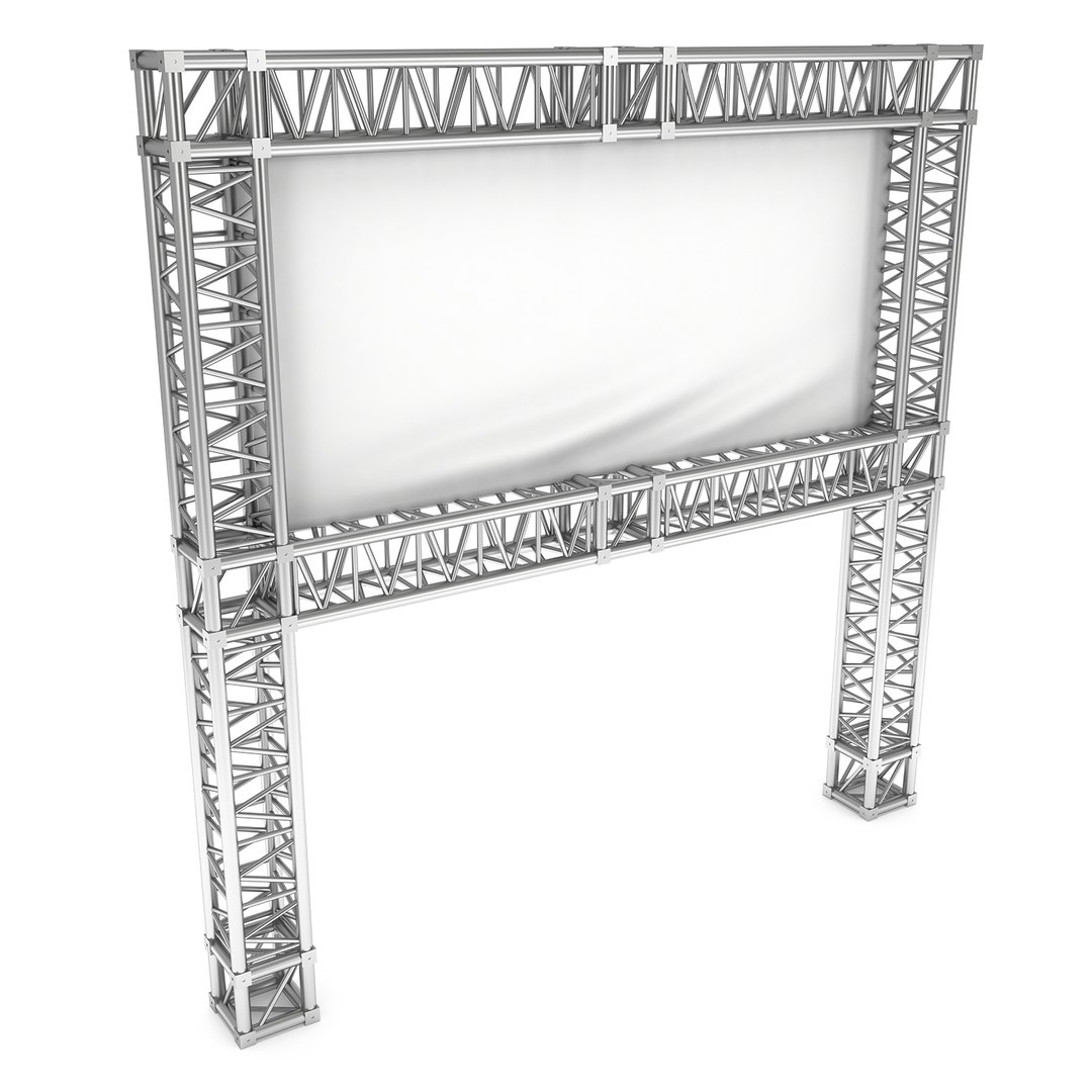 Steel Truss Girder Element 3D Model - TurboSquid 1369731