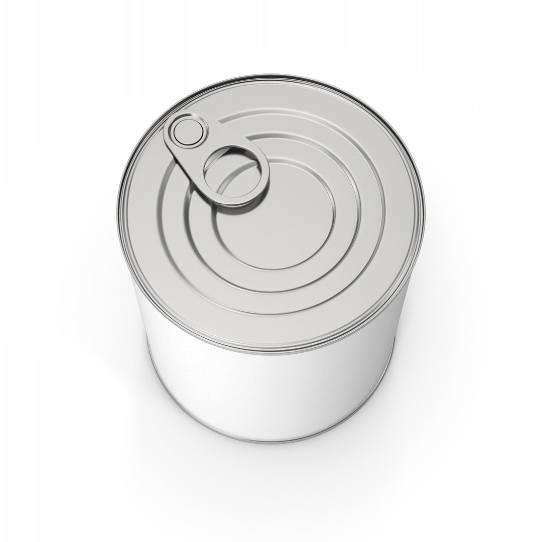 3D Pull Tab Tin Can Model - TurboSquid 2486639