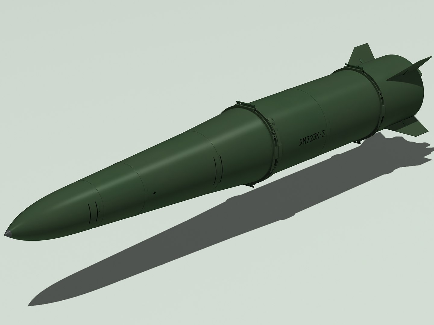 Missile 9m723k 3d Model