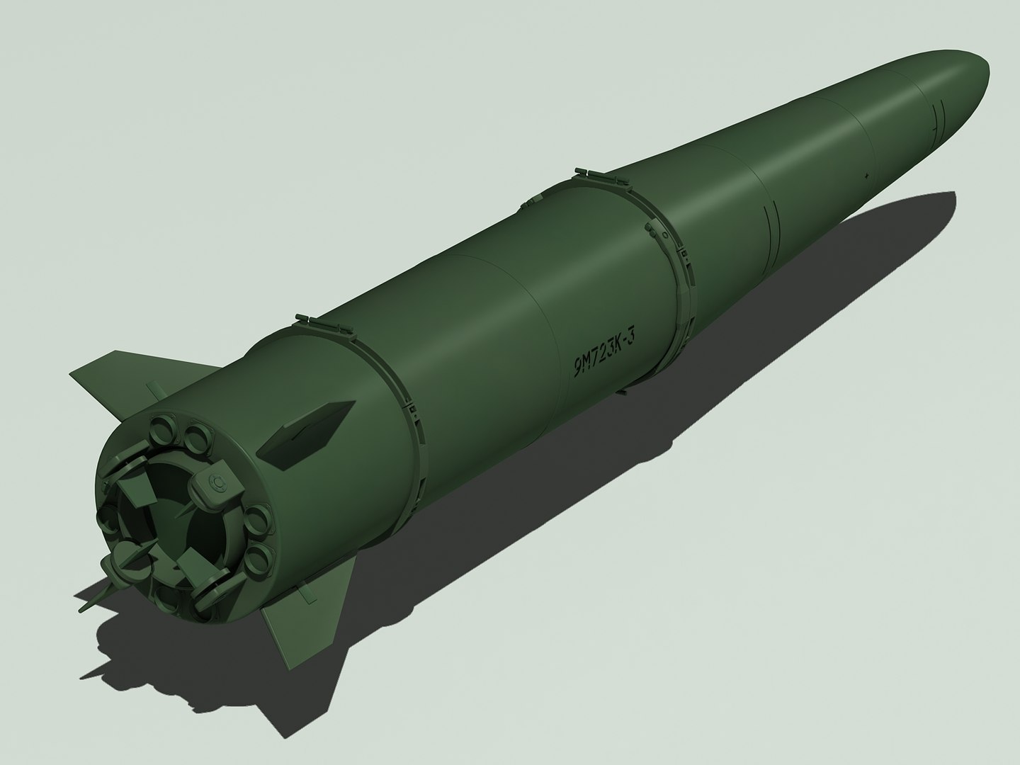 Missile 9m723k 3d Model
