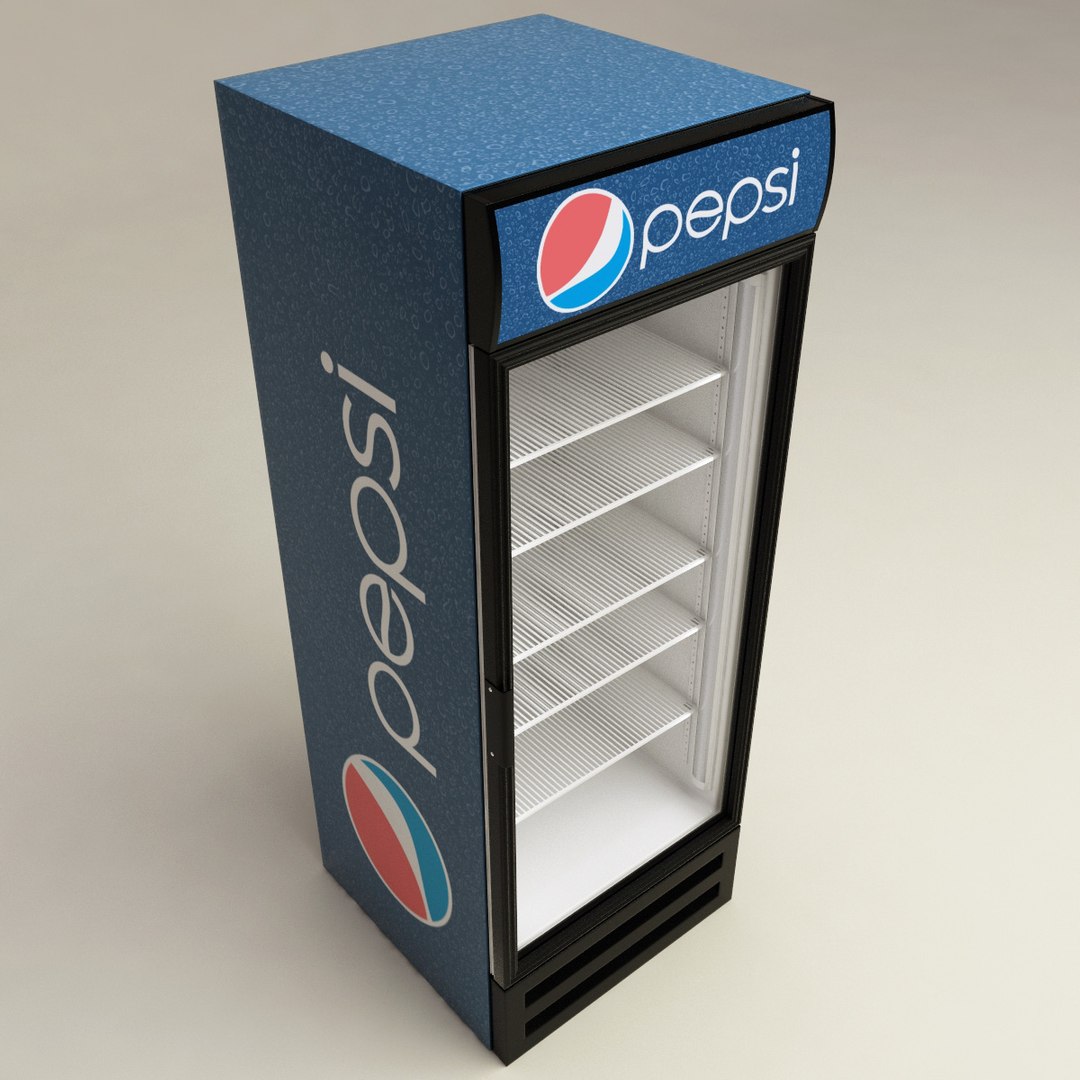 Refrigerator Pepsi 3d Model