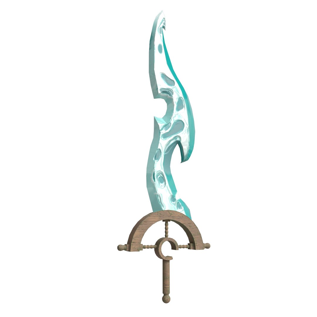 Stylized Sea Sword 3D Model - TurboSquid 2270368