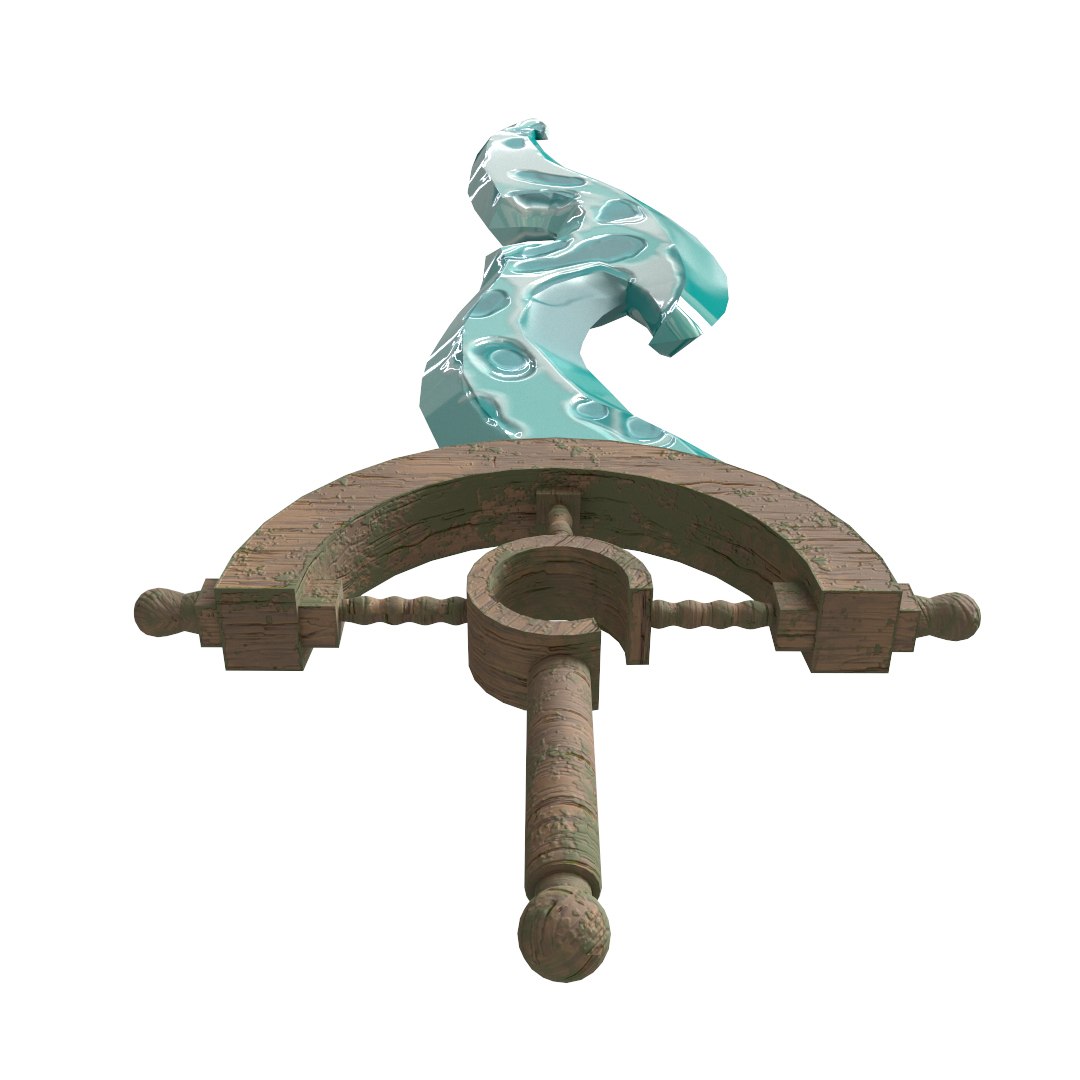 Stylized Sea Sword 3D Model - TurboSquid 2270368