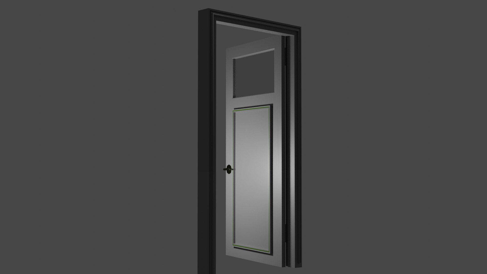 Animated Low-poly Door 3D Model - TurboSquid 1899230