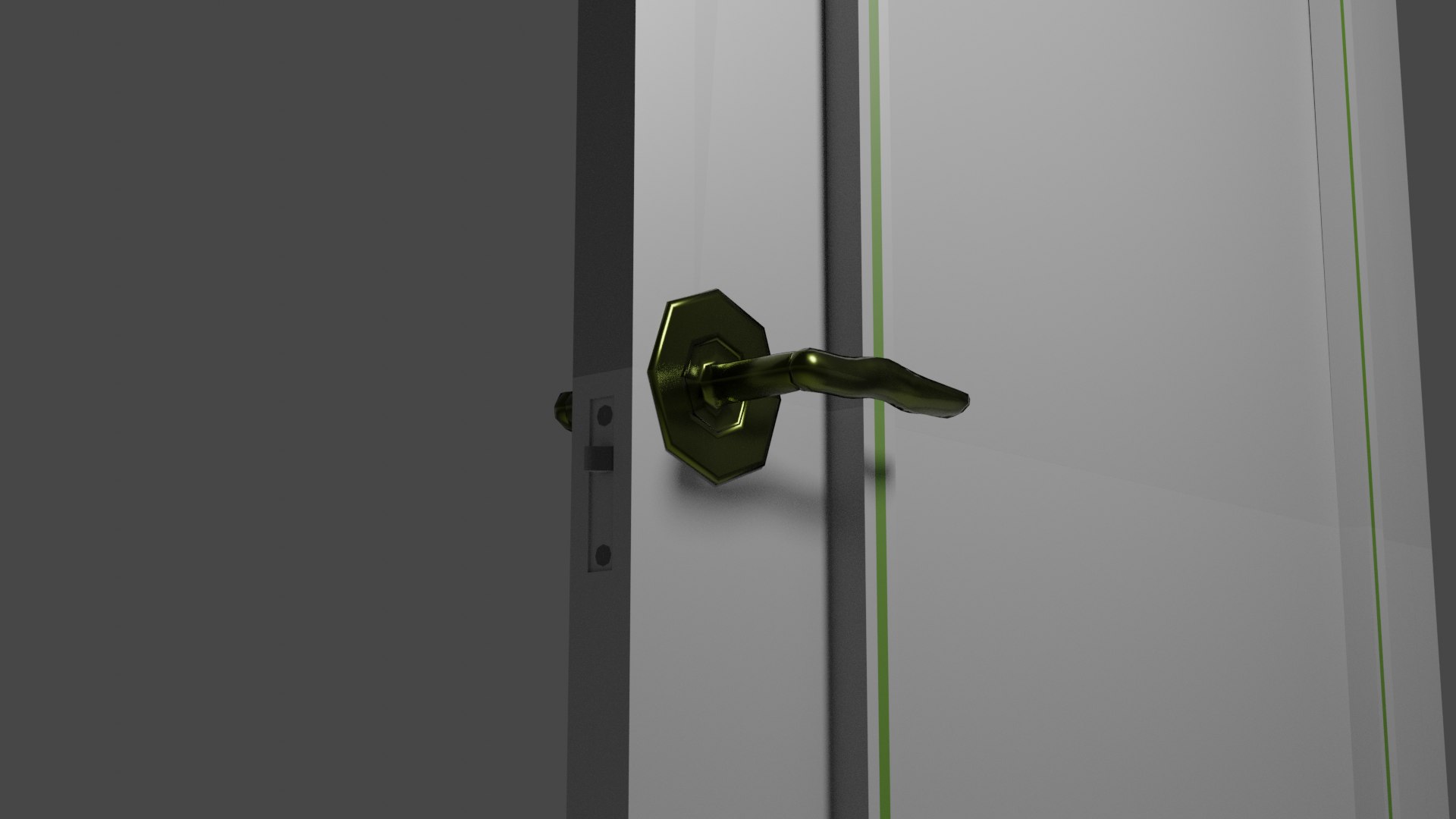 Animated Low-poly Door 3D Model - TurboSquid 1899230