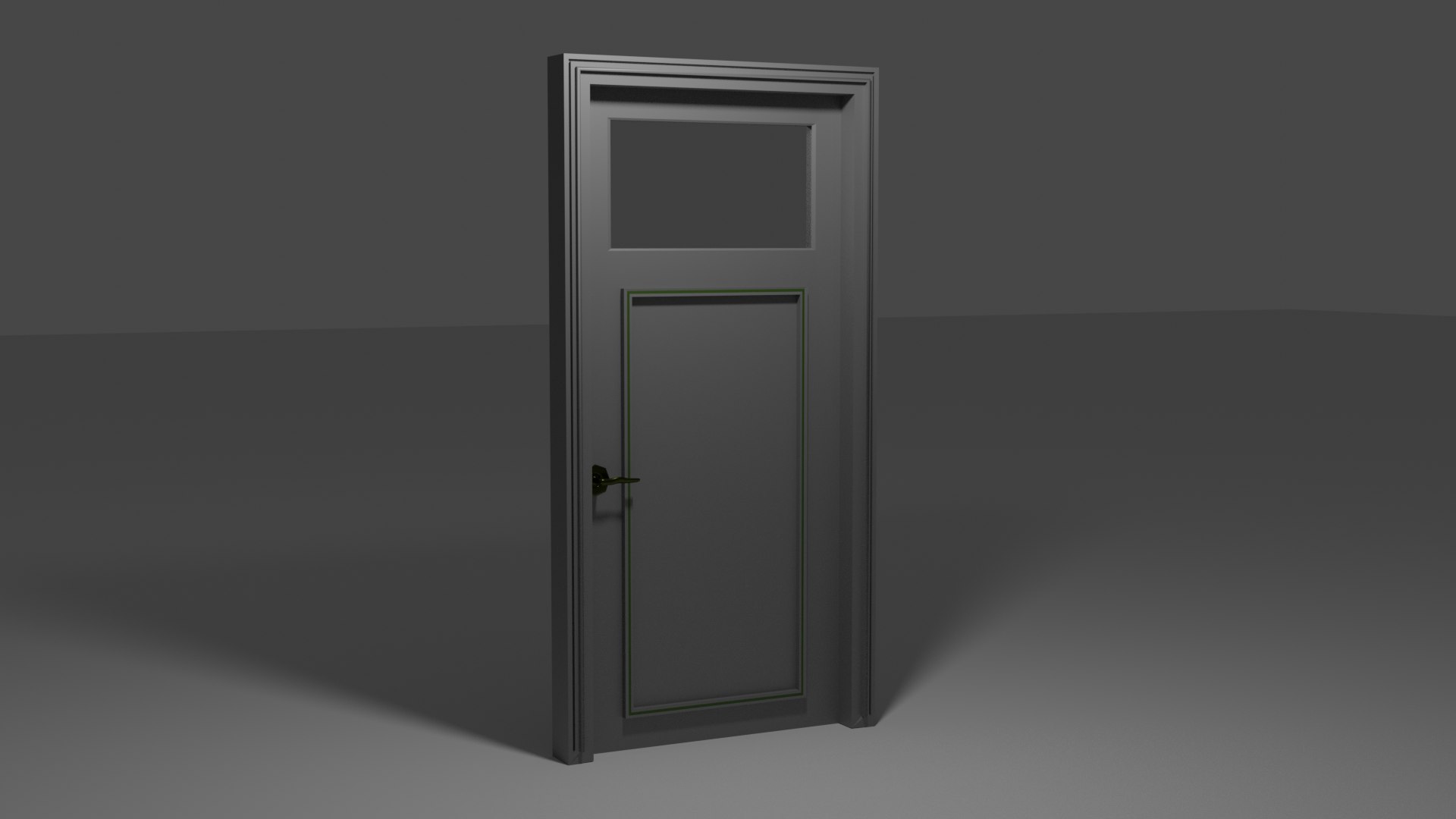 Animated Low-poly Door 3D Model - TurboSquid 1899230