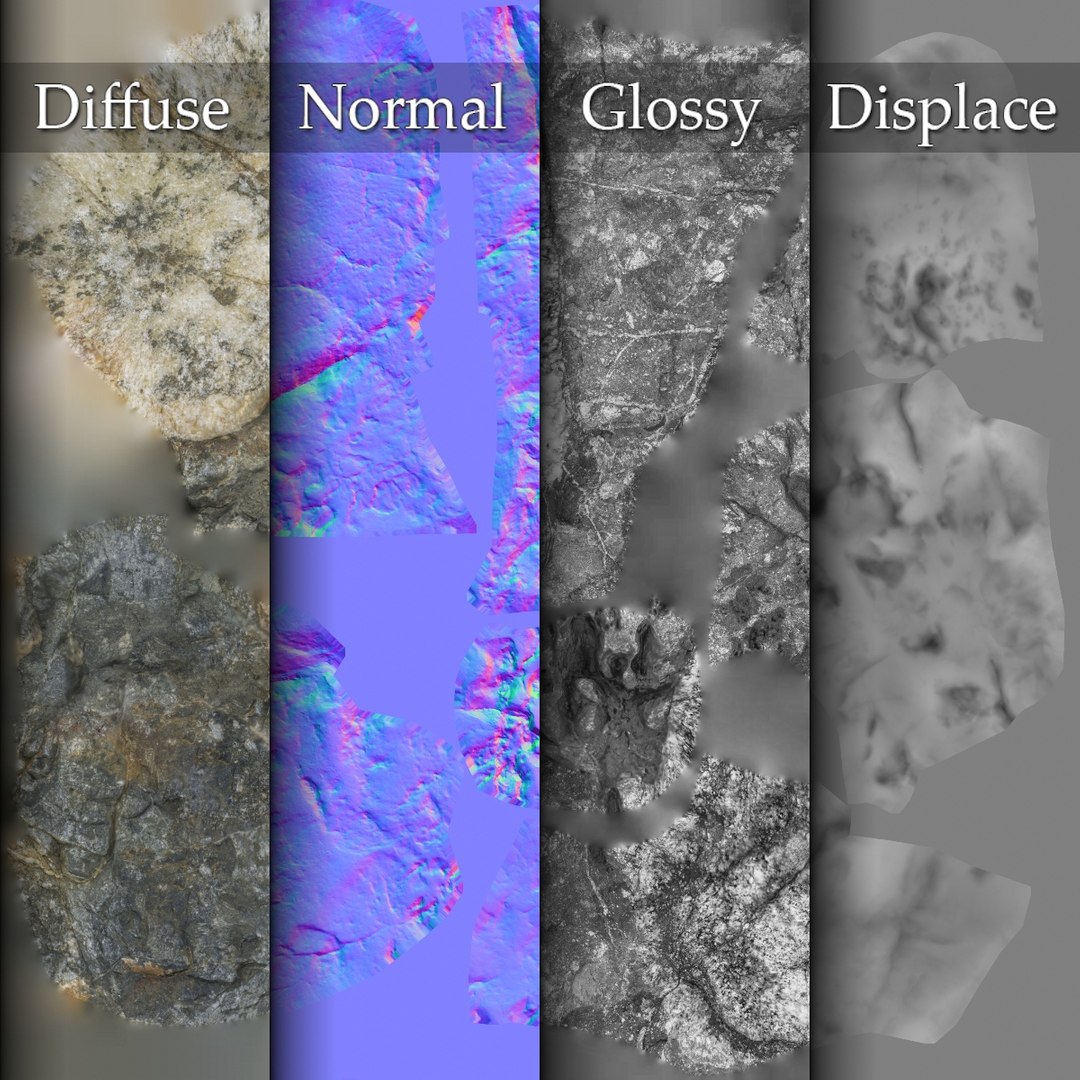 6 Stones Pack 3D Model - TurboSquid 2278364