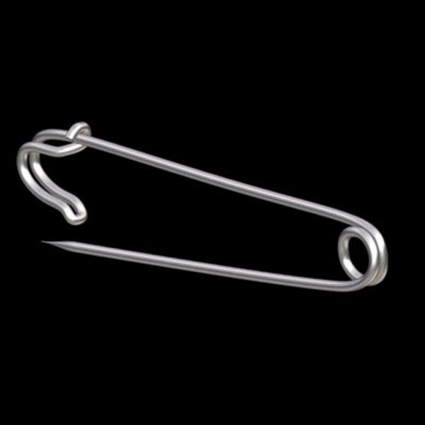 3d model of safety pin