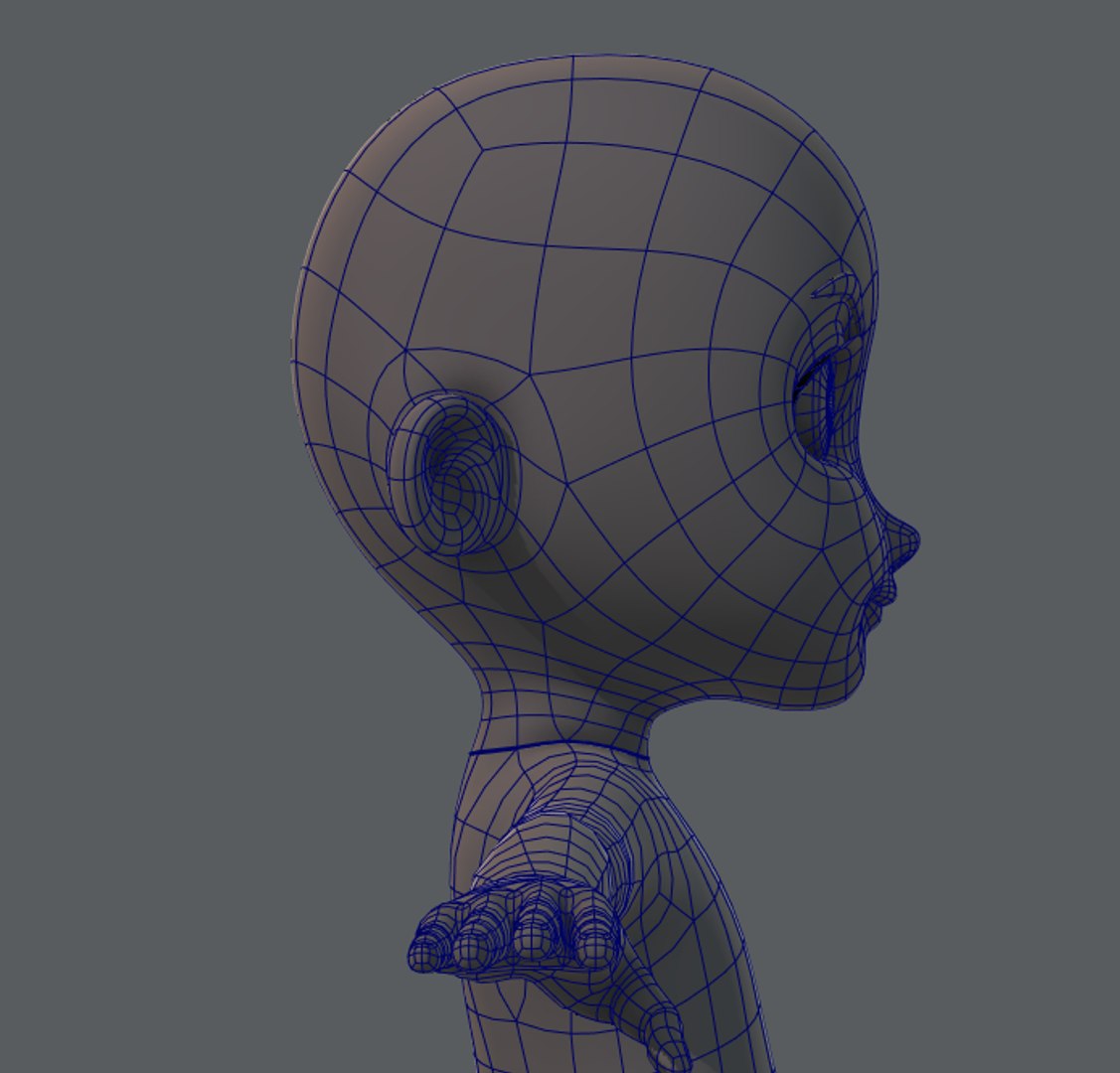 Base boy character 3D model - TurboSquid 1291537