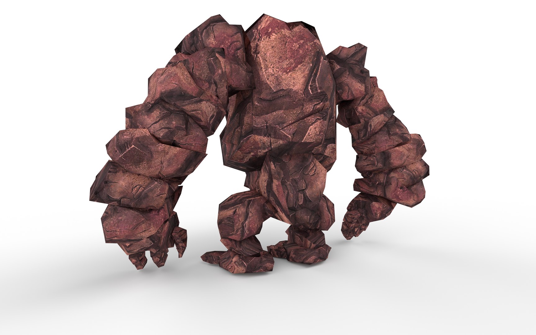 3D Rocky Character Rigged Model - TurboSquid 1589413