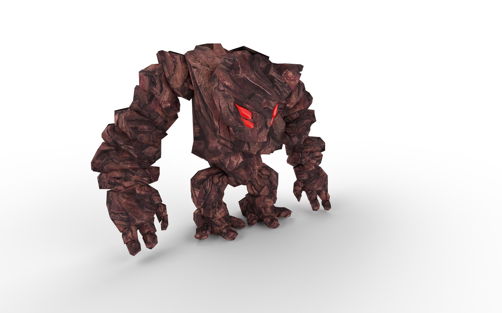 3D Rocky Character Rigged Model - TurboSquid 1589413