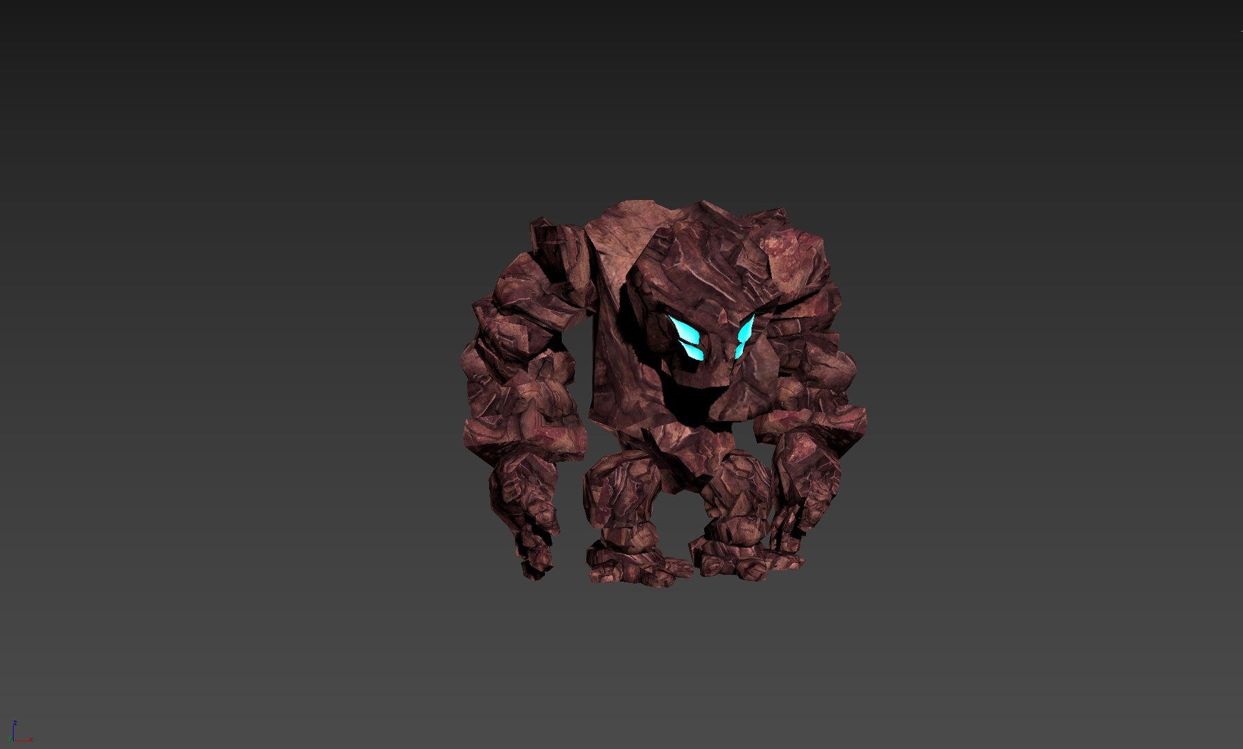 3D rocky character rigged model - TurboSquid 1589413