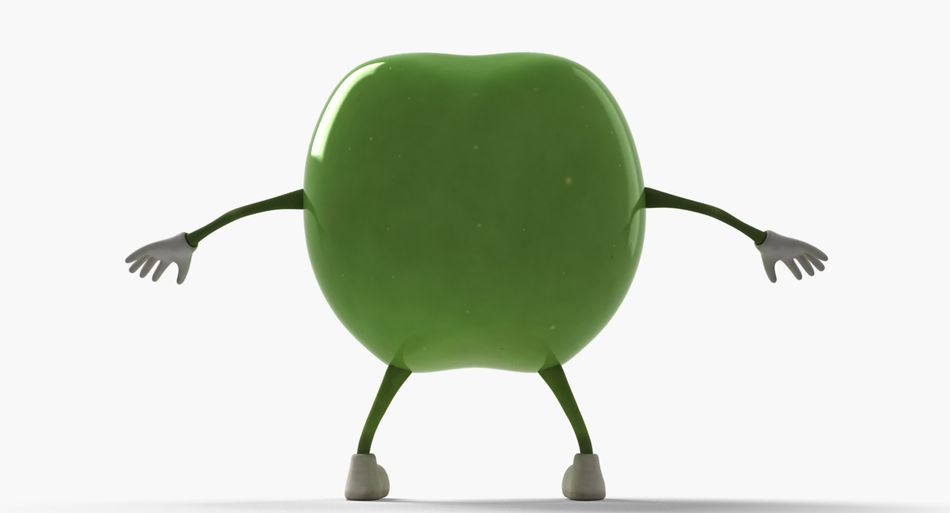 3D Apple Cartoon Model | 1145737 | TurboSquid