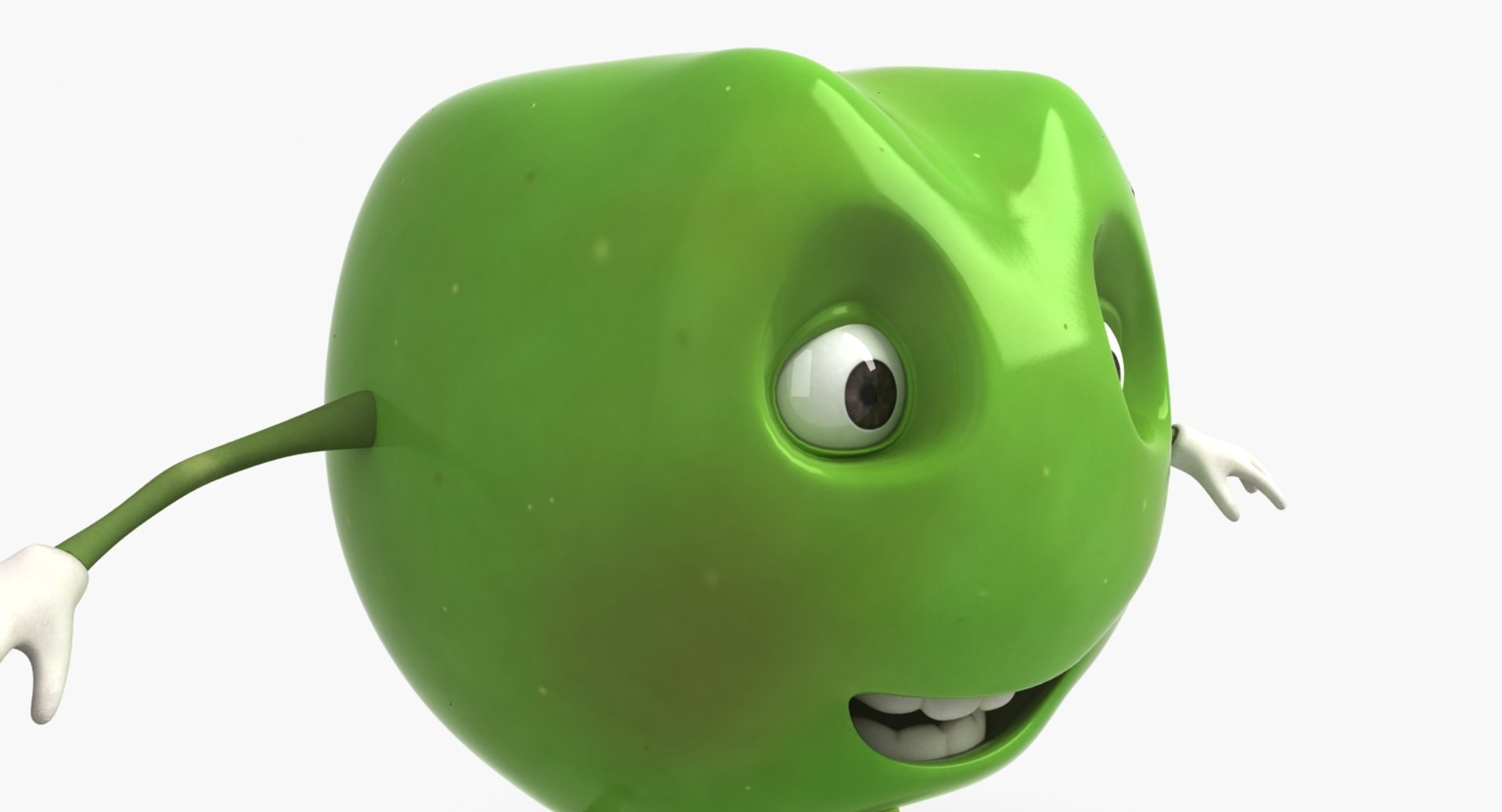 3D Apple Cartoon Model | 1145737 | TurboSquid