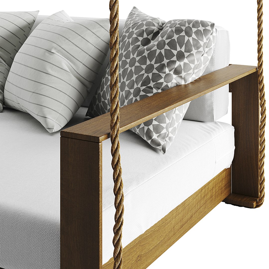 3D One Kings Lane Percy Porch Swing - TurboSquid 1955066