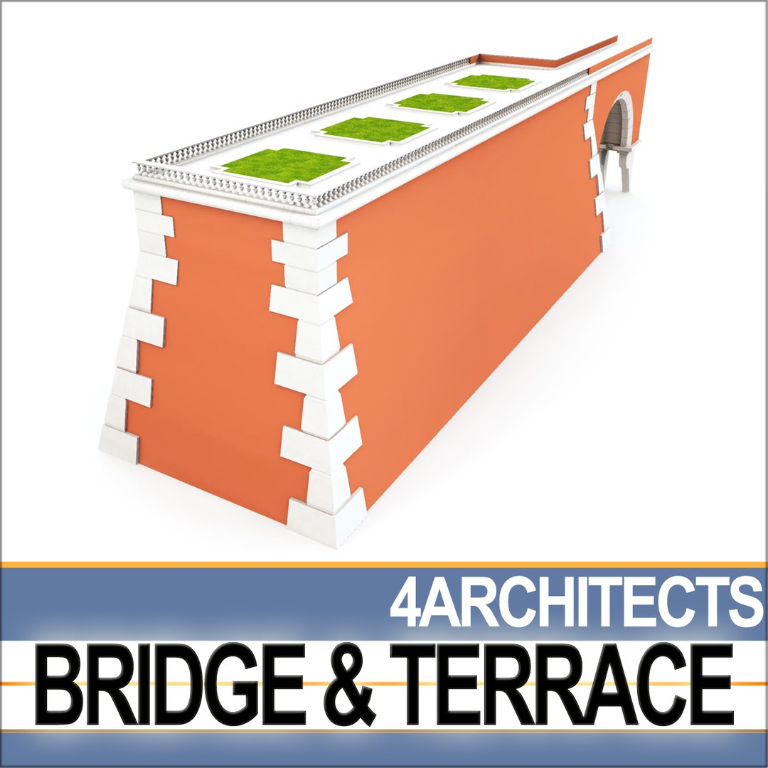3D Bridge Terrace - TurboSquid 1186560