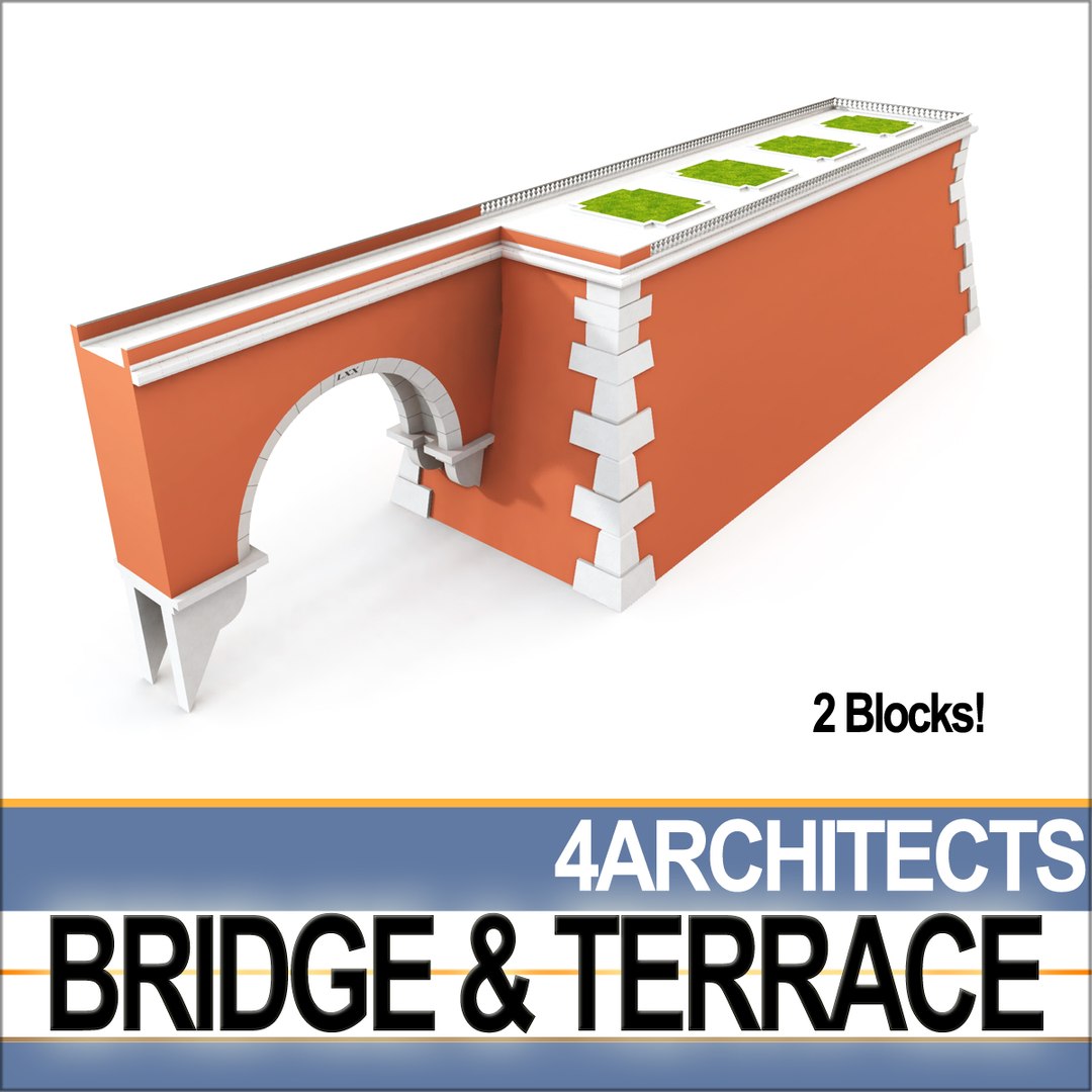 3D Bridge Terrace - TurboSquid 1186560