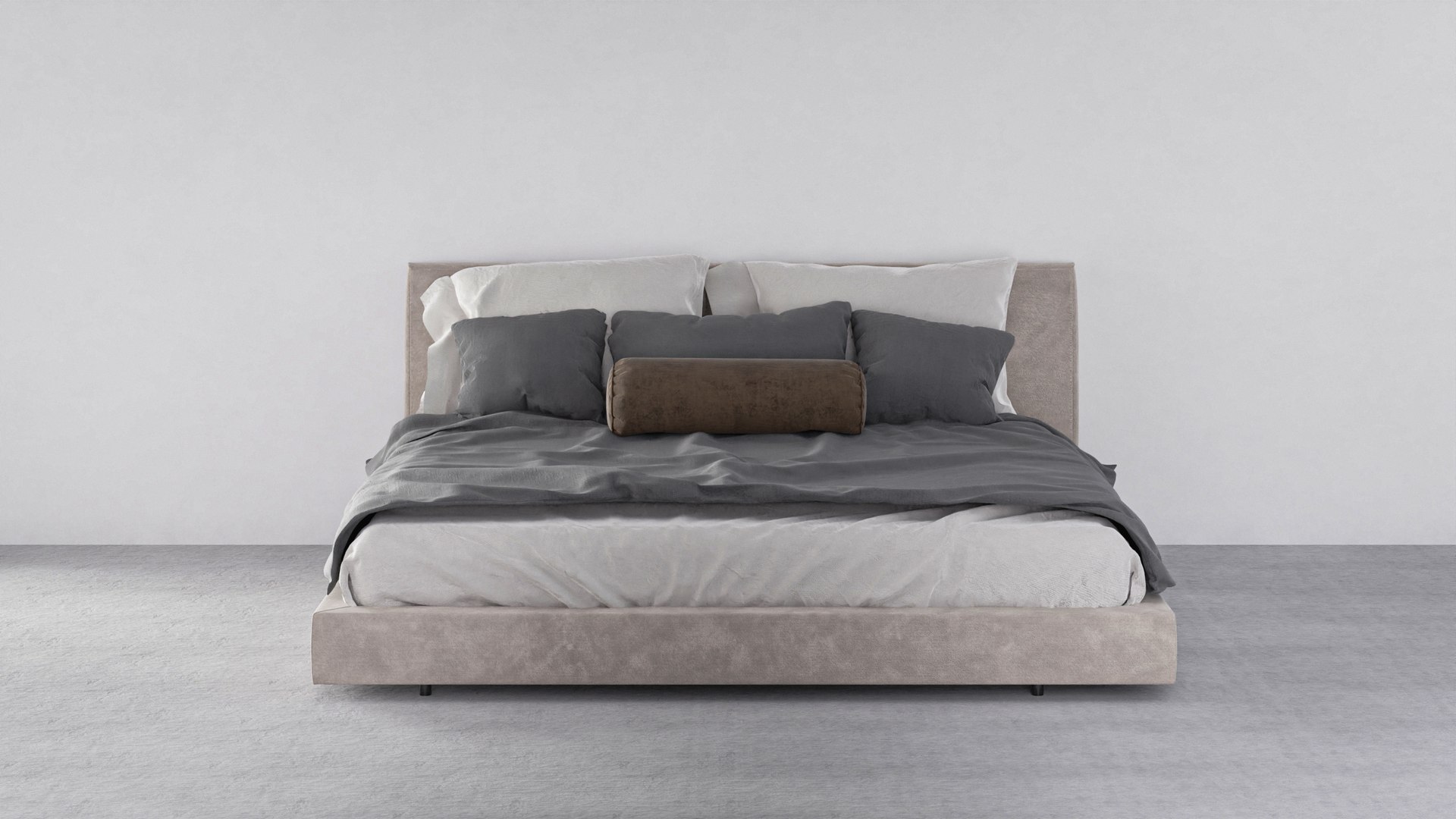3D BRASILIA Double Bed By Minotti - TurboSquid 1972420