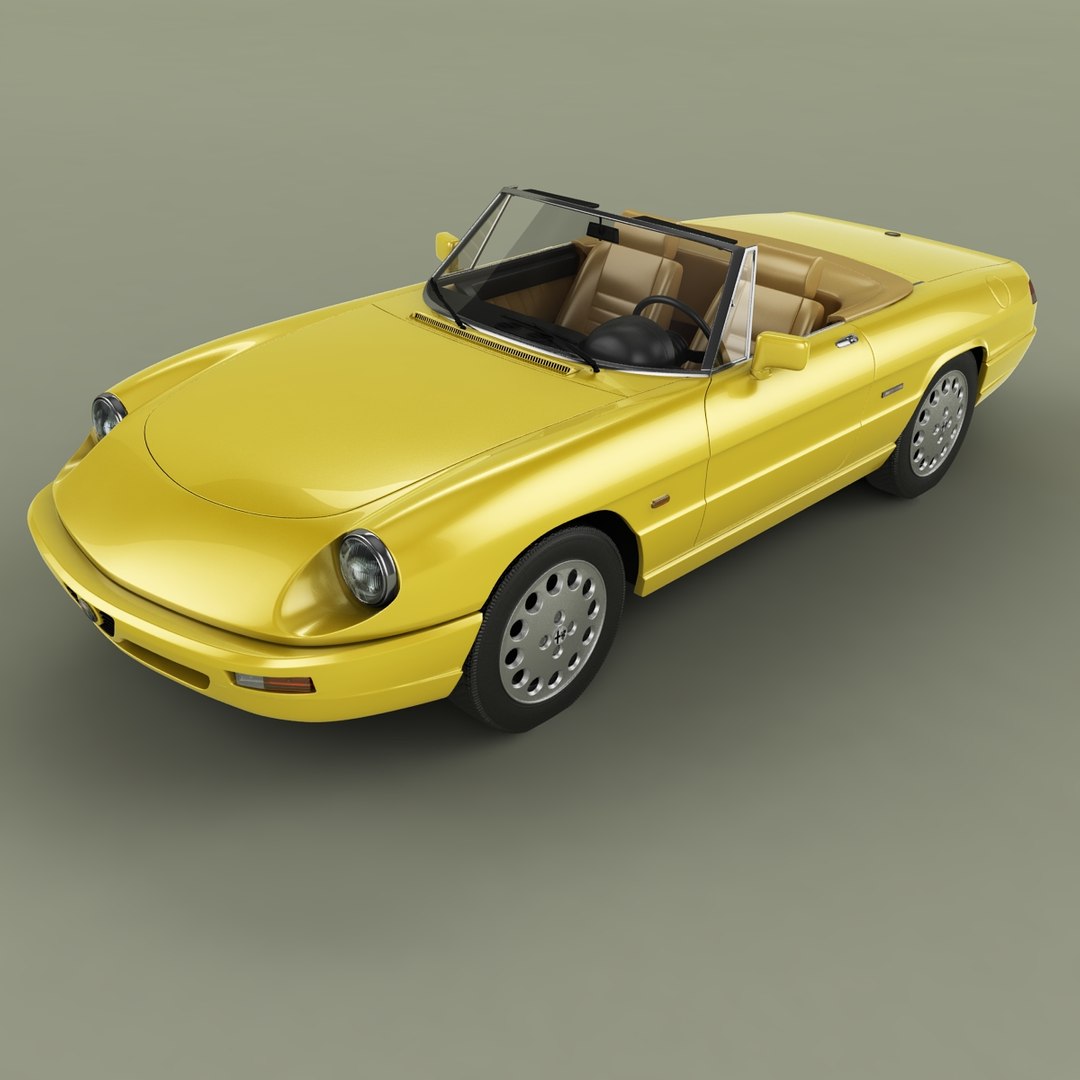 3D Alfa Romeo Spider S4 - TurboSquid 2077666