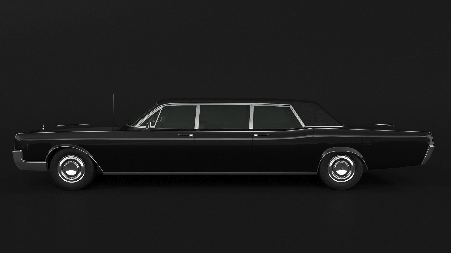 3D 1966 Lincoln Continental Executive Limousine - TurboSquid 1955182