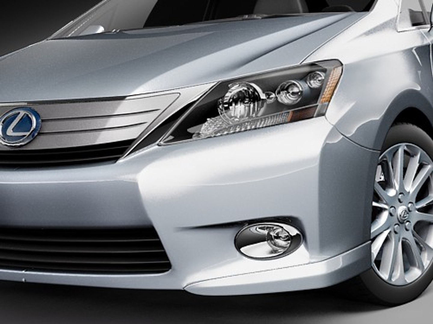 3d Lexus Hs 250h Sedan