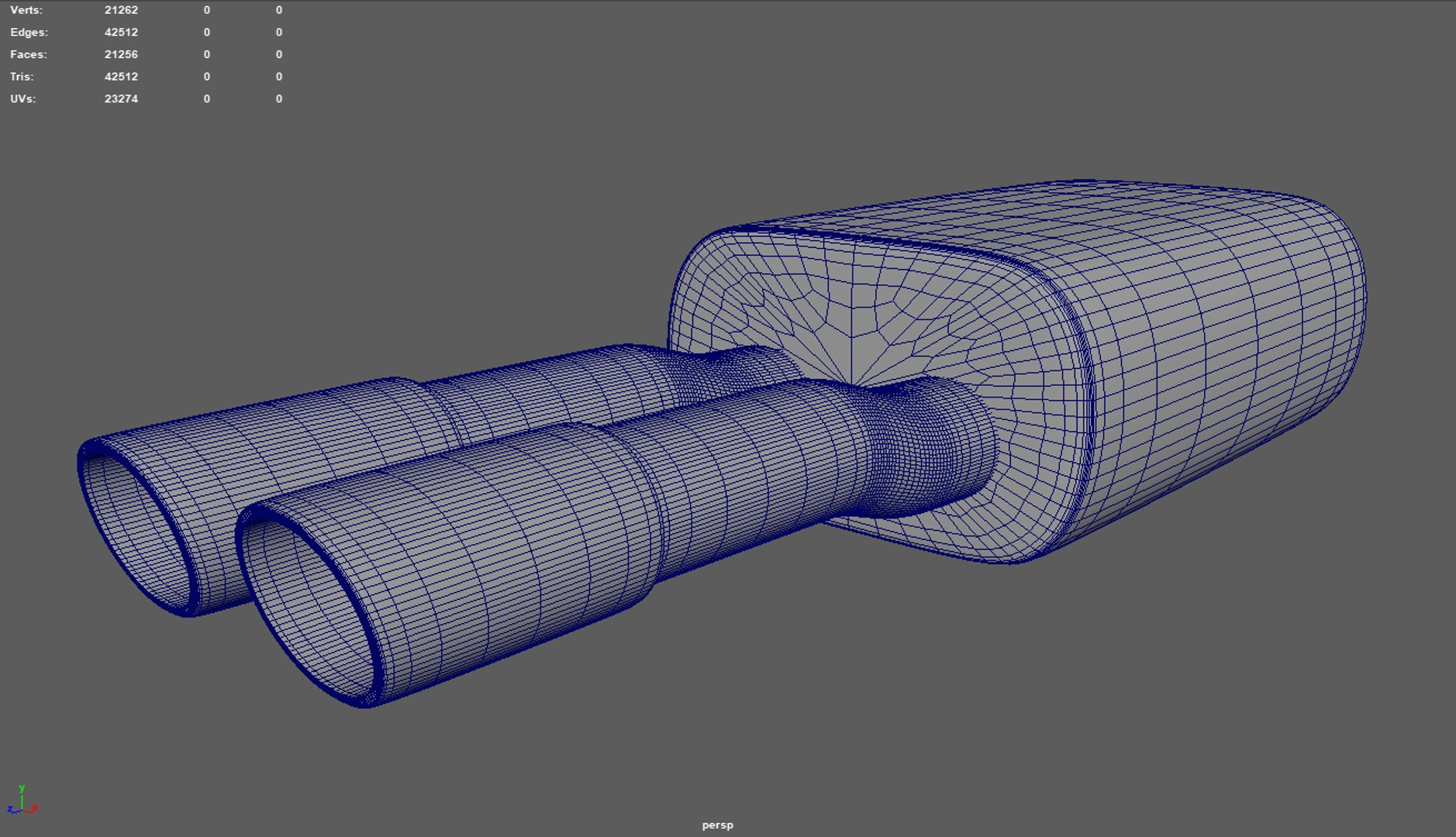 Car Exhaust Pipe Model - TurboSquid 1978579